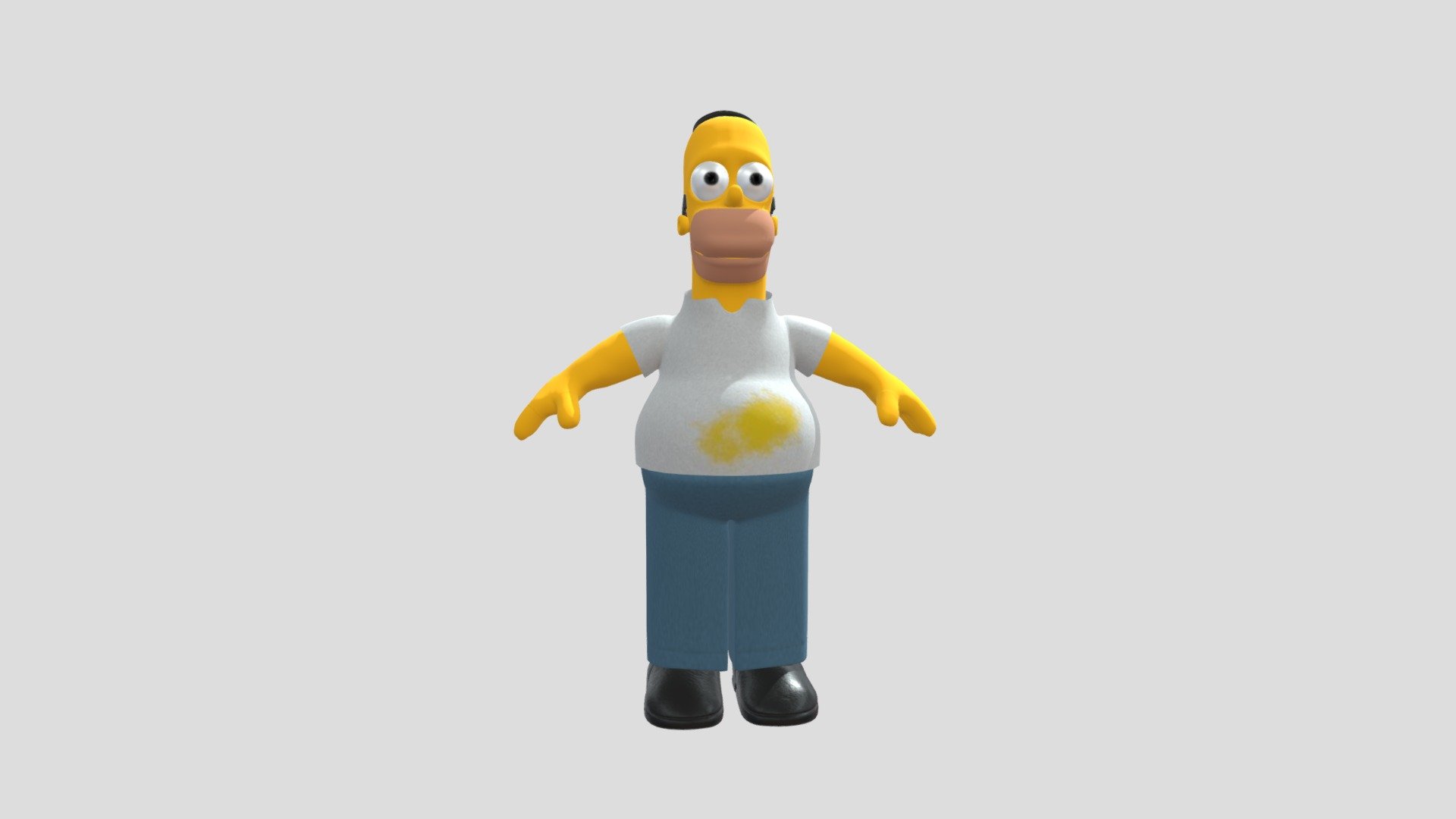 Homer Jay Simpson - 3D model by a982118 [d295698] - Sketchfab