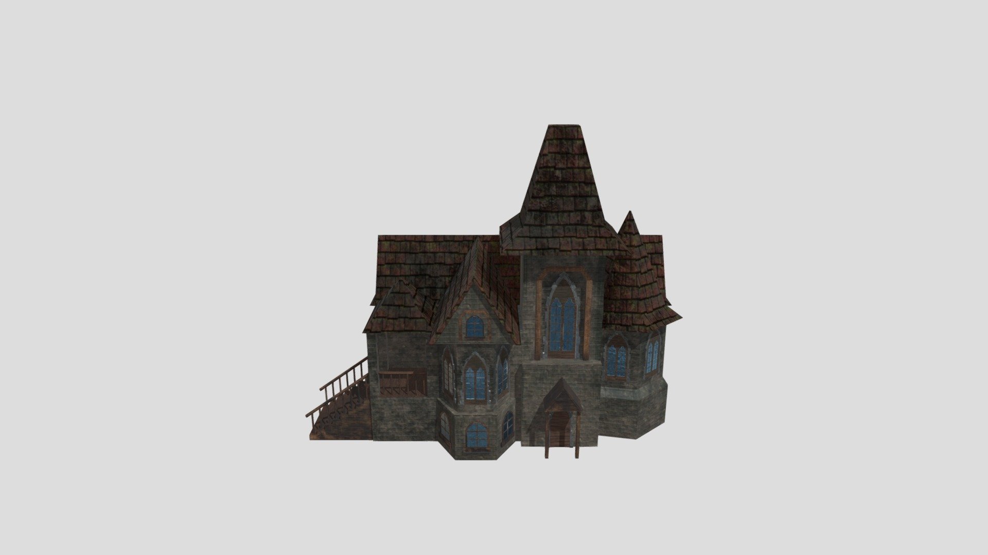 Gothic House V2 - 3D model by Alex (@Alexandru.Moraru) [d295ec8 ...