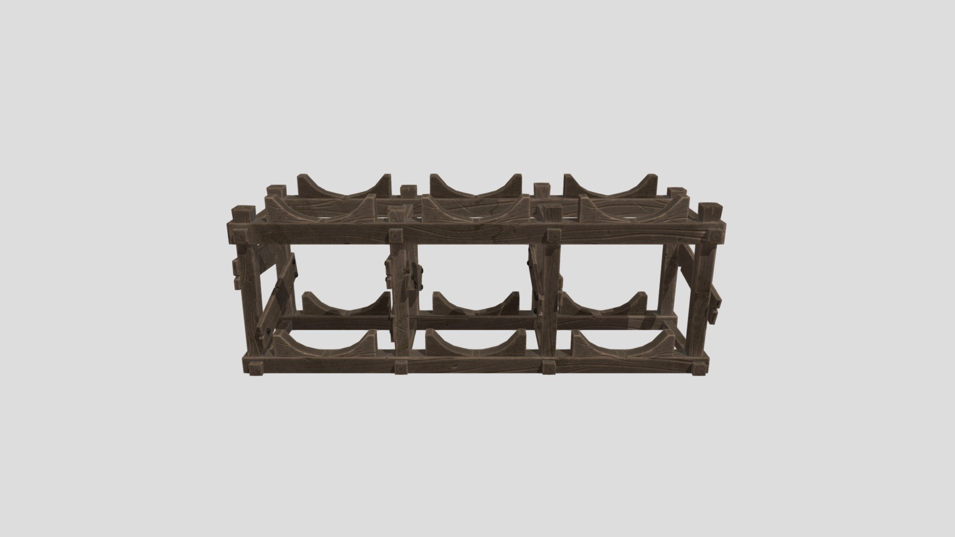 Stylized Barrel Rack - 3D model by hfalasco3d [d296c96] - Sketchfab