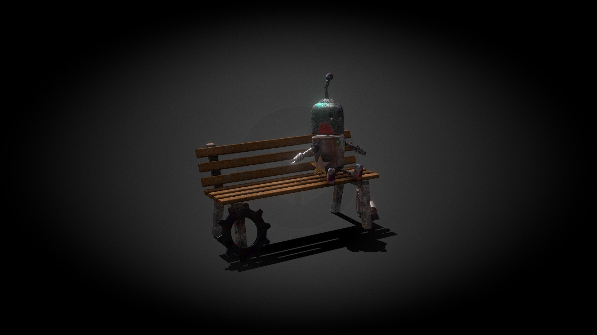 Lonely Robot - 3D model by pablogvl [d299037] - Sketchfab