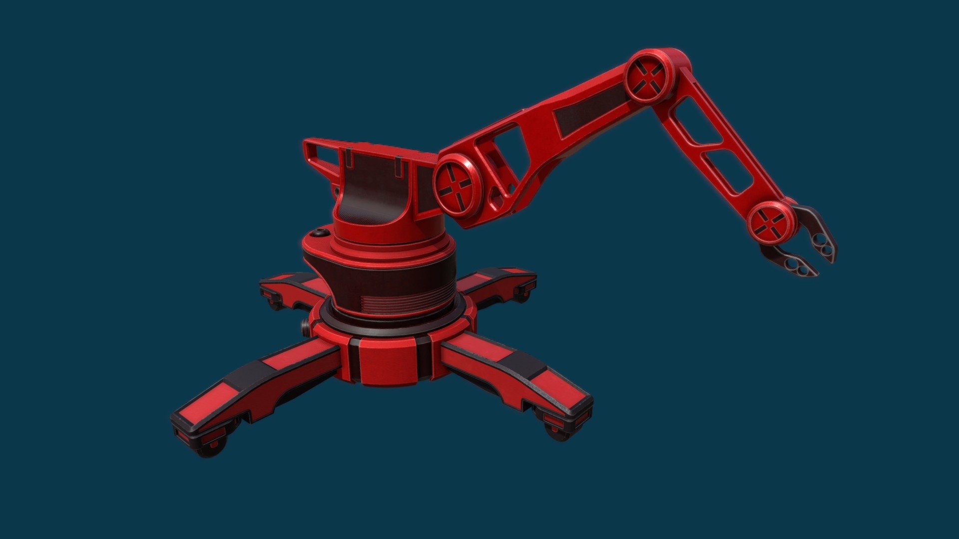 Industrial Robot Arm - Download Free 3D model by cjmitchell [d299488 ...