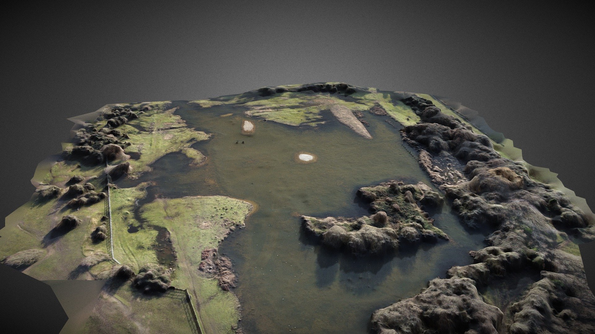 The Slack (Bird Sanctuary), January 2023 - 3D model by Drone-Services ...