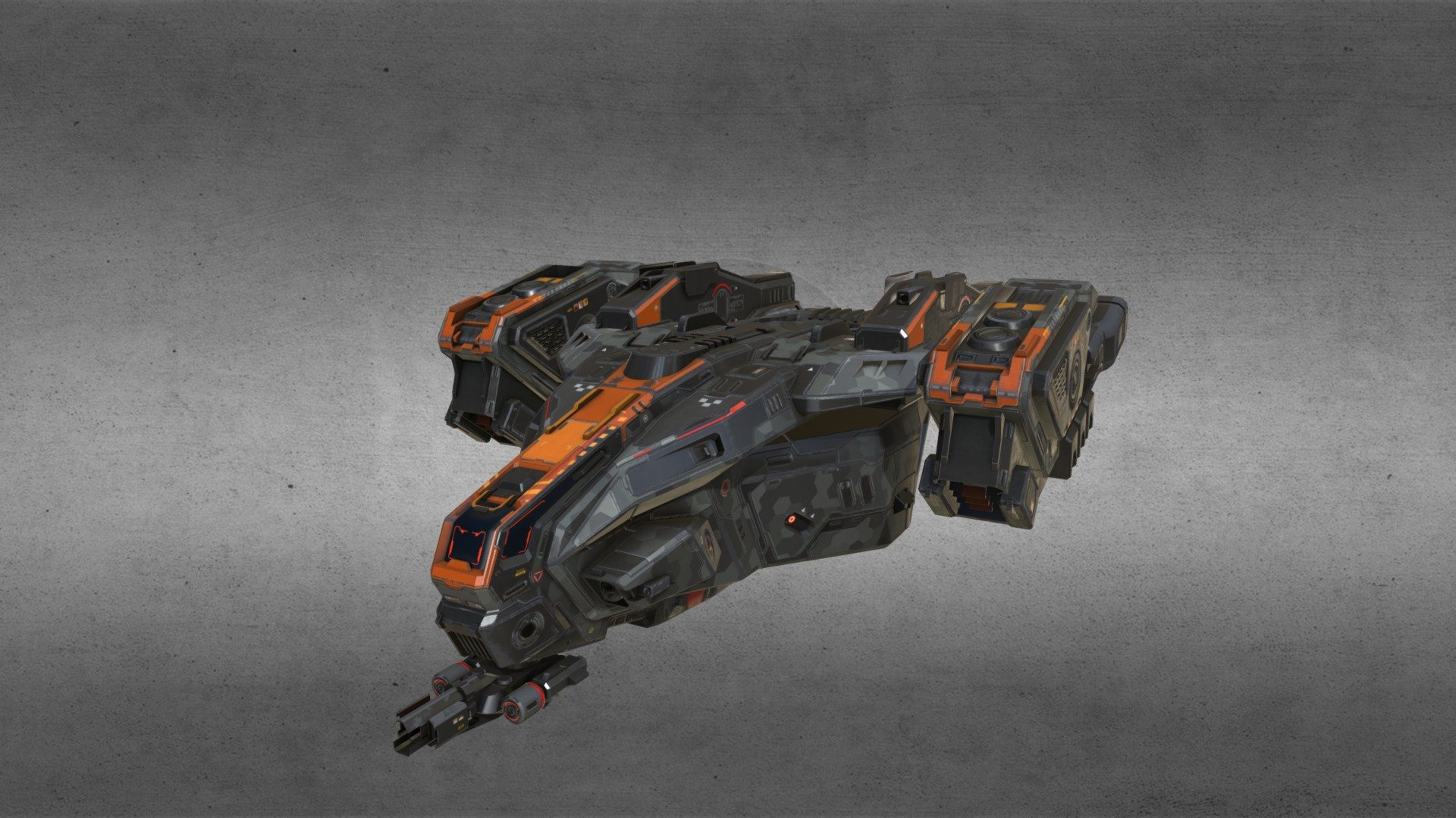 Interstellar Vanguard - 3D model by landsofazolite [d299ed5] - Sketchfab