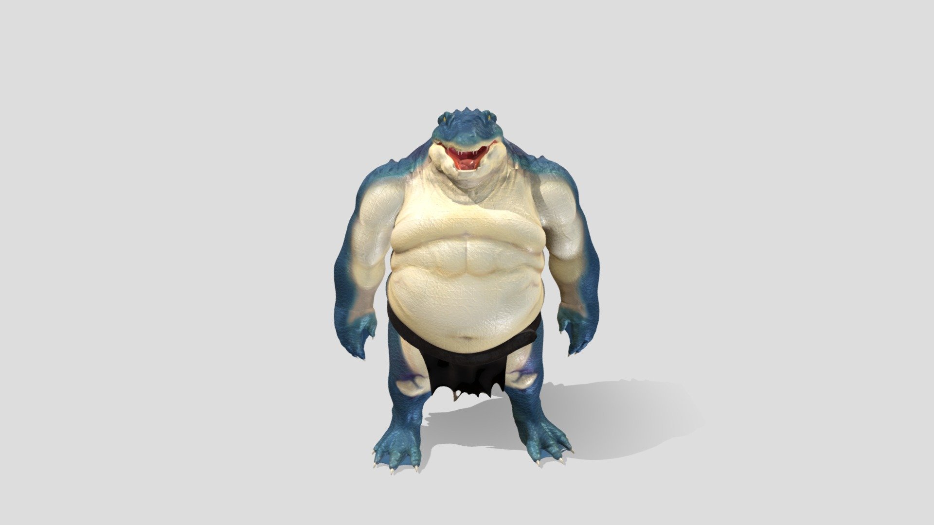 Ancient Crocodilian Warrior - 3D model by Ben Luker (@BenLuker ...