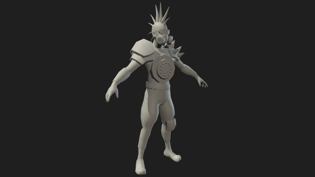 Raider Model Block-out - 3D model by sapenton8821 [d29d607] - Sketchfab