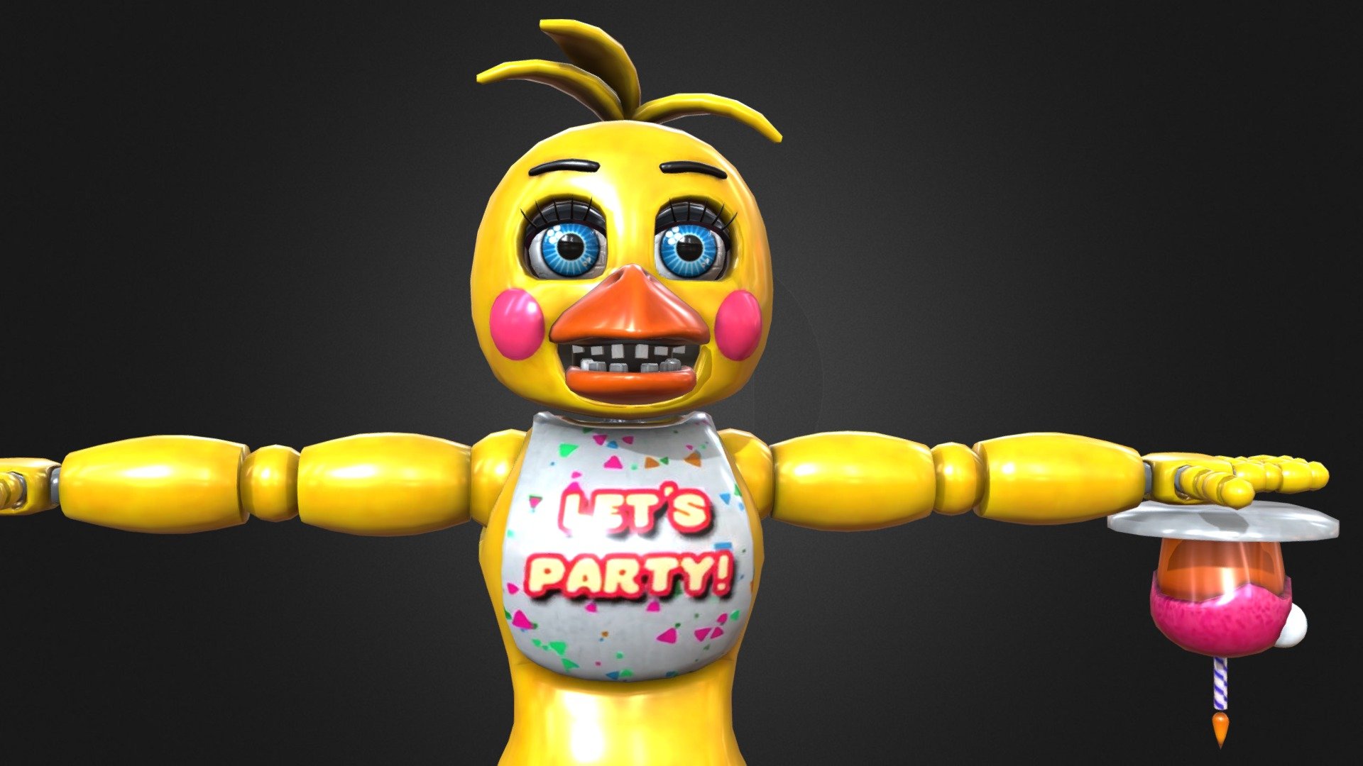 Toy Chica Fnaf ar - Download Free 3D model by fgvcvvjn [d29d9eb ...