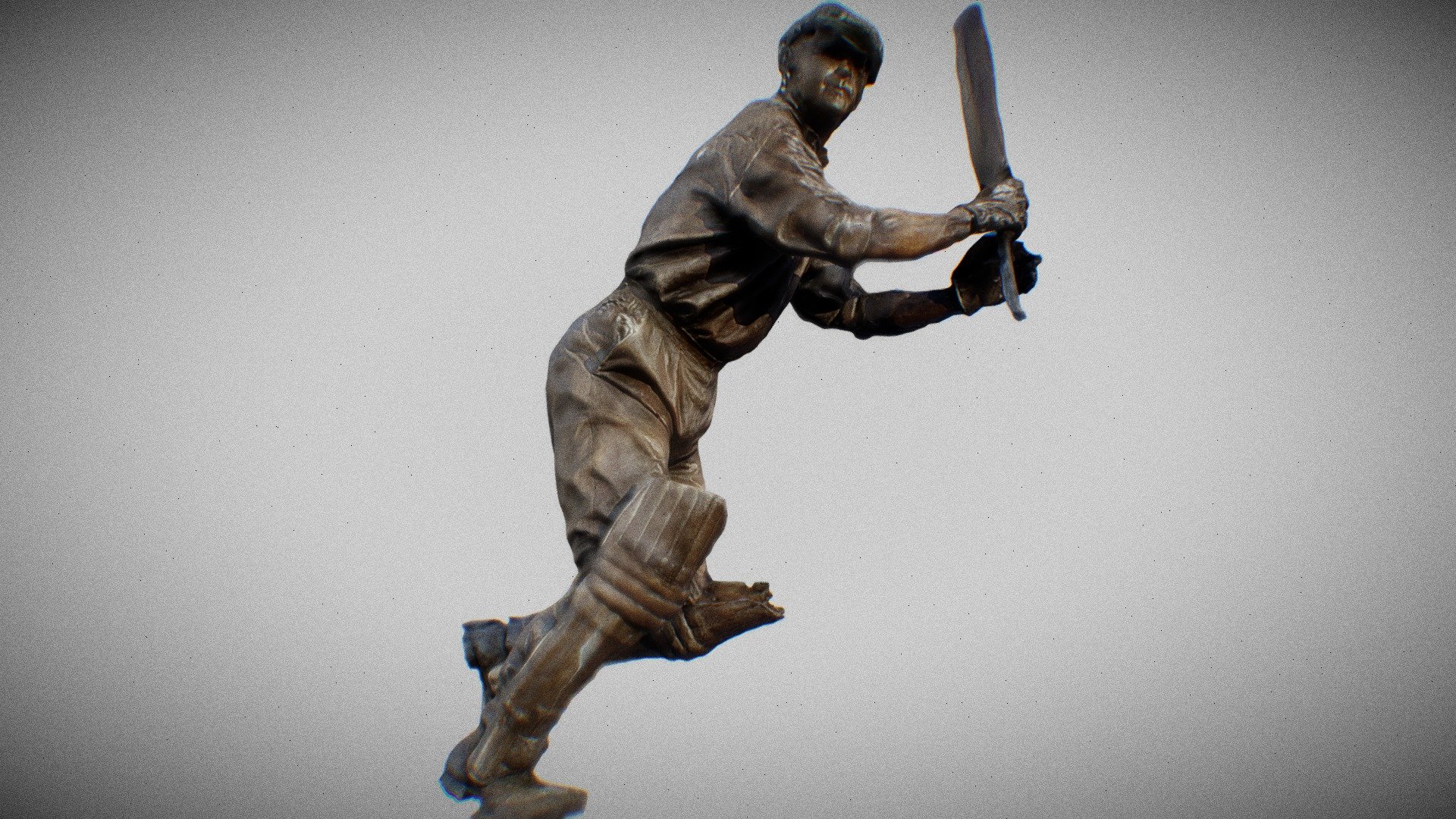 Bill Ponsford statue, MCG, Melbourne - 3D model by RPBear [d29e0a0 ...