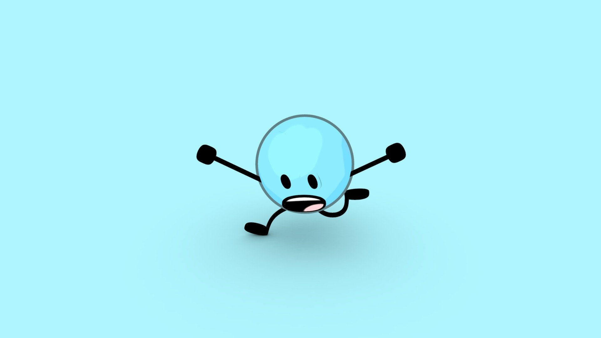 Object Oppose Cyan Ball - 3D model by Stepdone [d29ec63] - Sketchfab