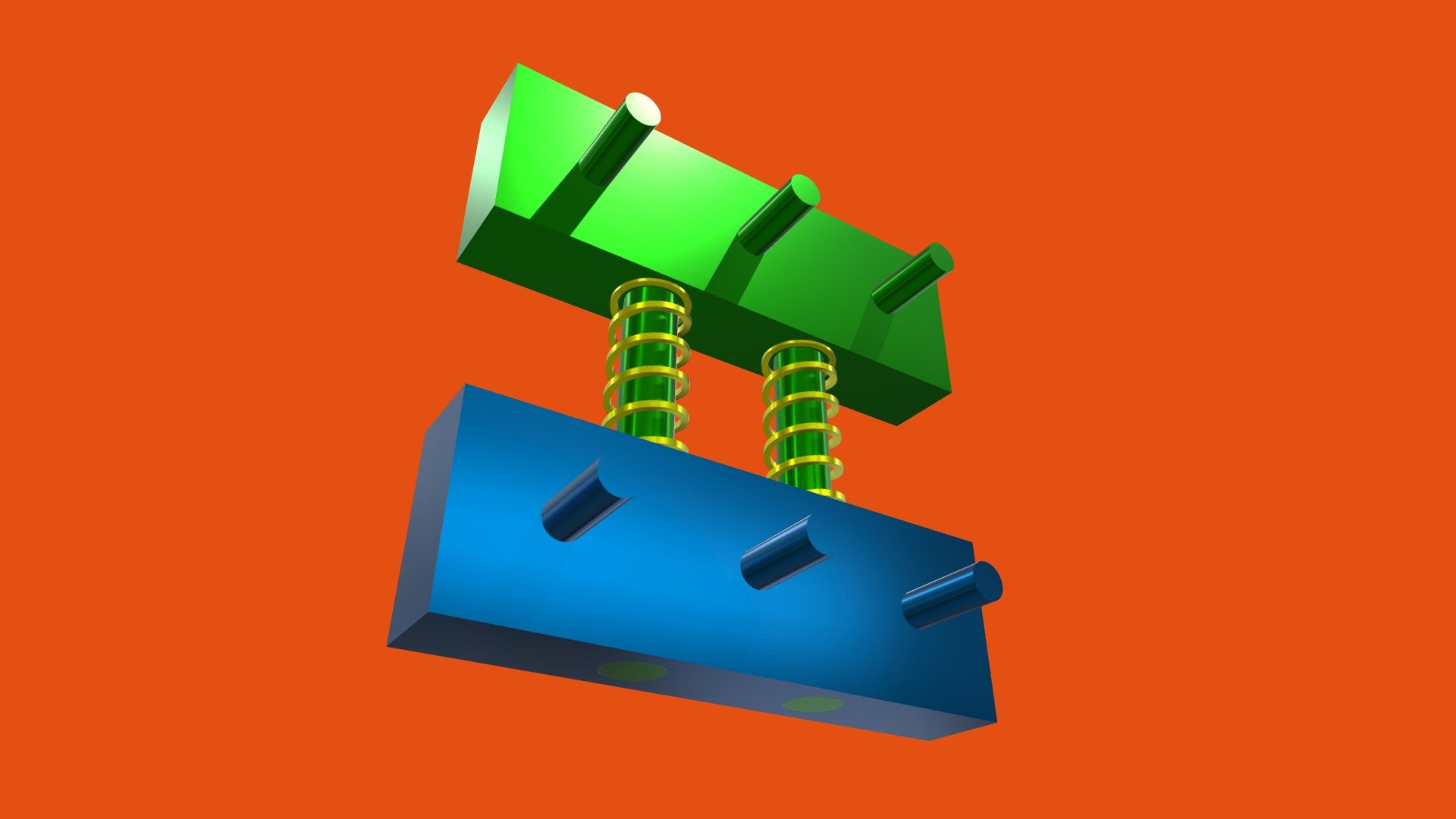 spring-blocks - 3D model by fasteng [d2a52aa] - Sketchfab