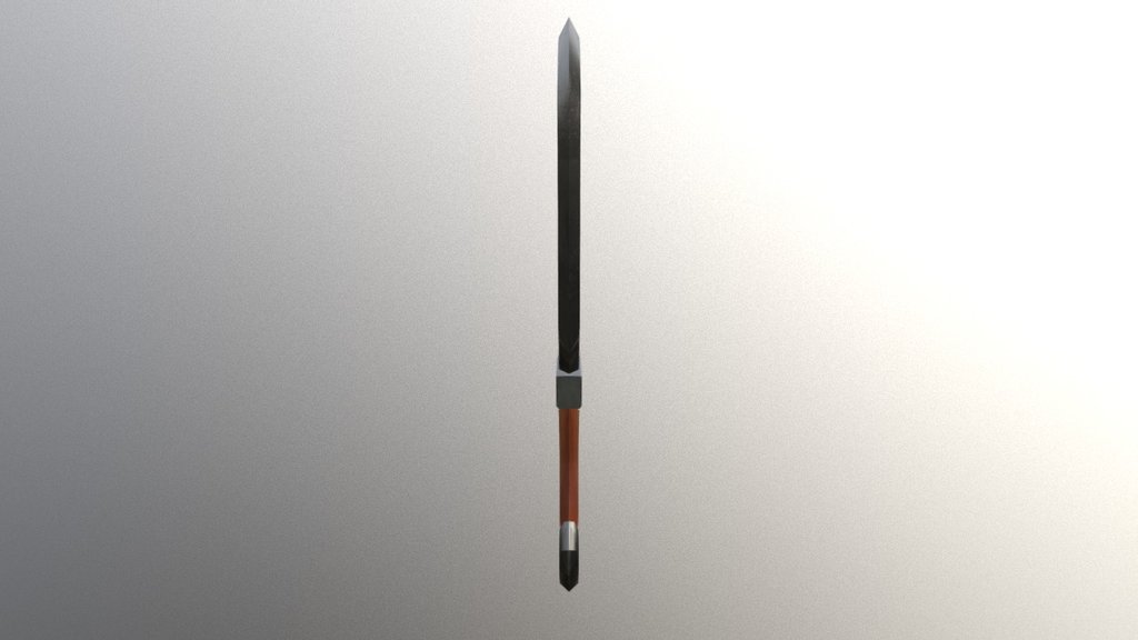 low poly blade - 3D model by benparkinson [d2a6974] - Sketchfab