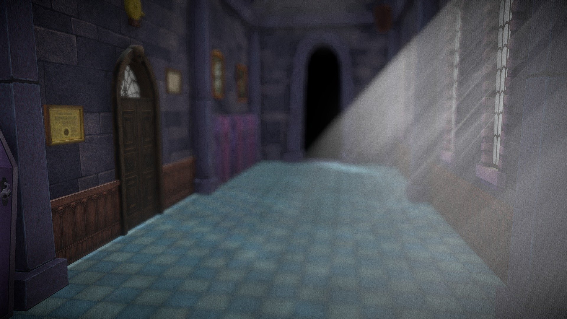 Left 03 Hall Monster High - Download Free 3D model by ...