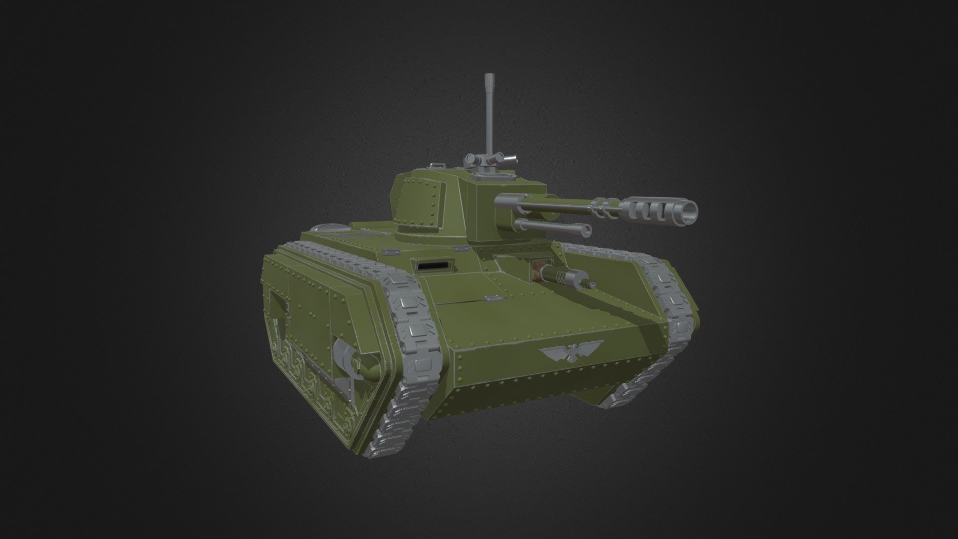 Warhammer 40k 7tp tank - 3D model by MB_War [d2a84c7] - Sketchfab