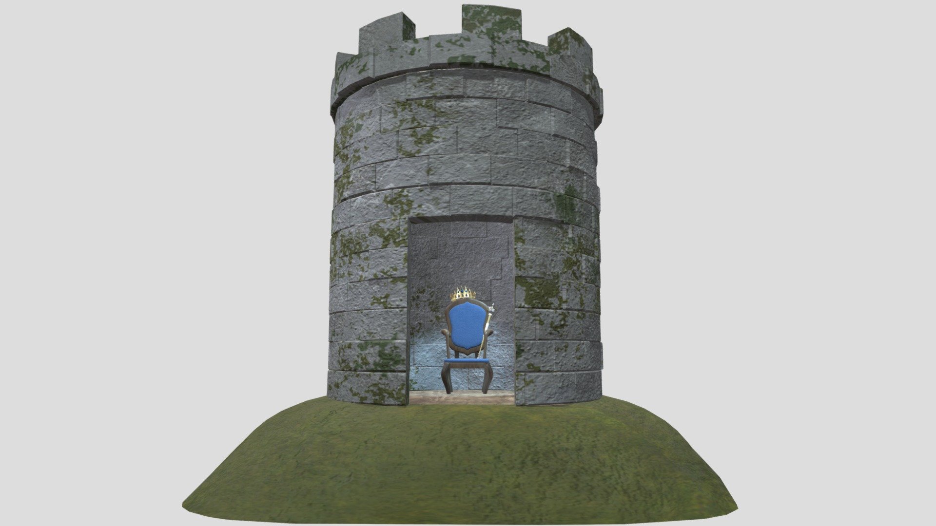 Textured Game Environment - 3D model by KristaPolito [d2aac40] - Sketchfab