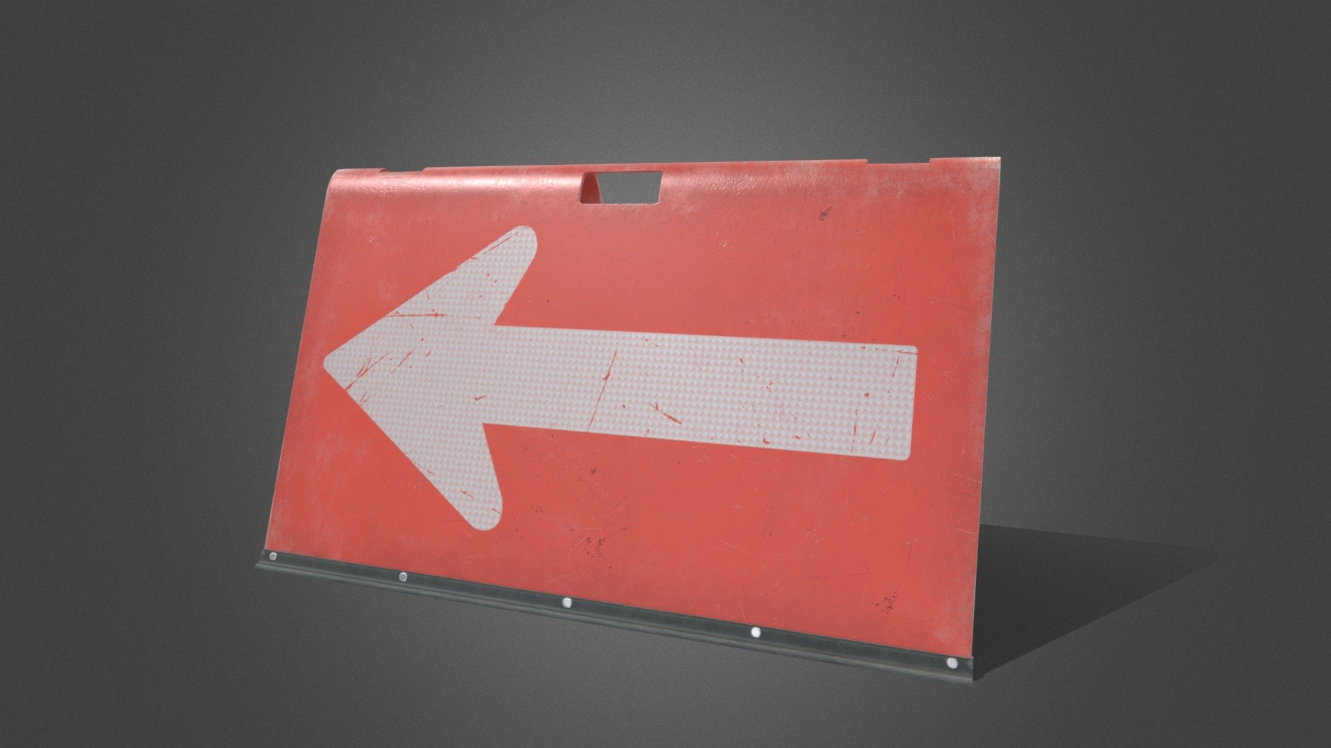 SignboardArrow - 3D model by 1kawam14 [d2aad3b] - Sketchfab