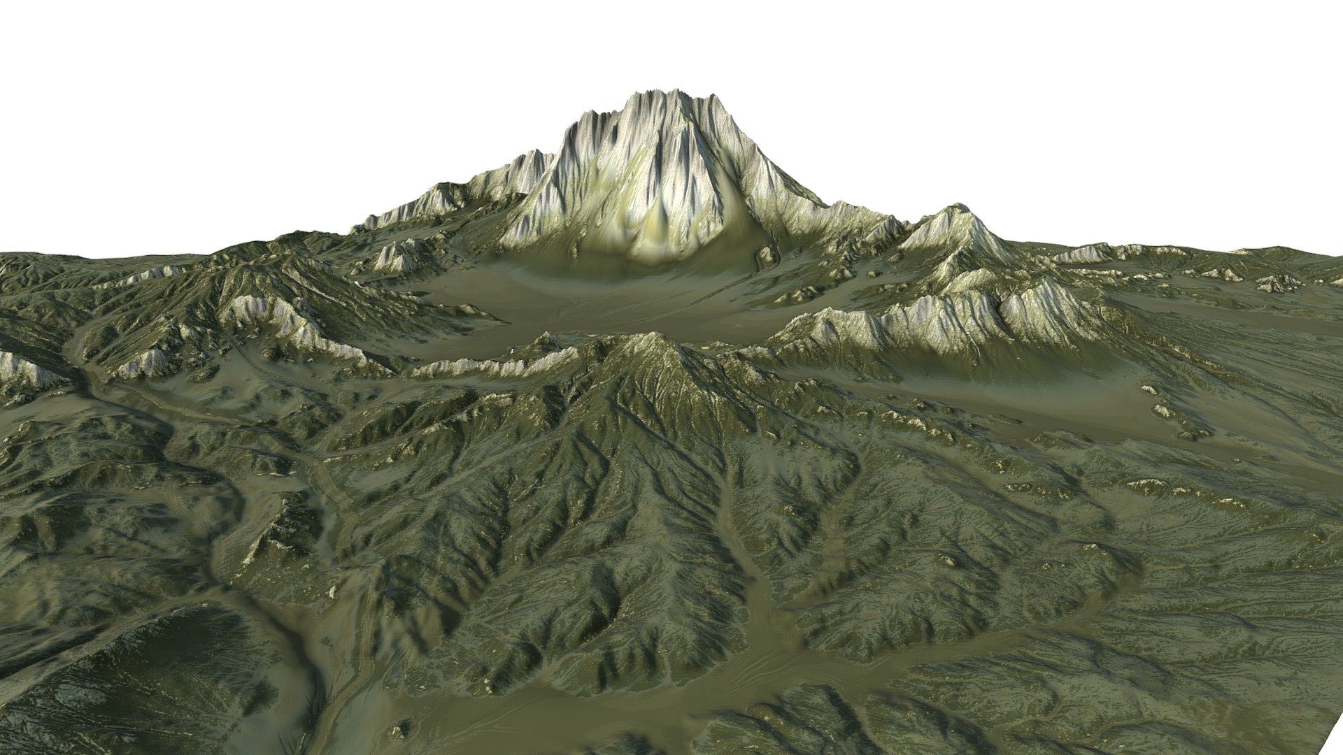 Mountain Terrain / Landscape - Buy Royalty Free 3D model by Studio Lab ...