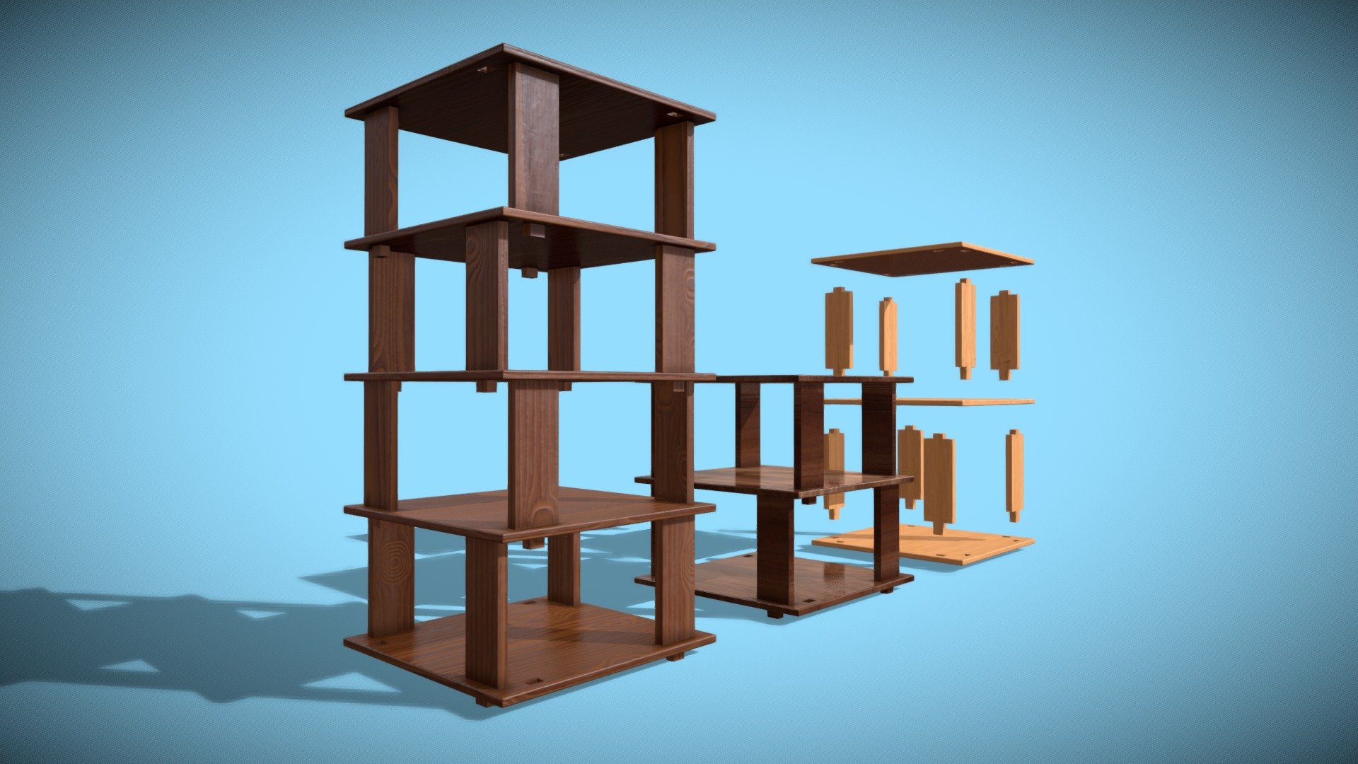 Continuous Stacking Shelf - Buy Royalty Free 3D model by AnshiNoWara ...