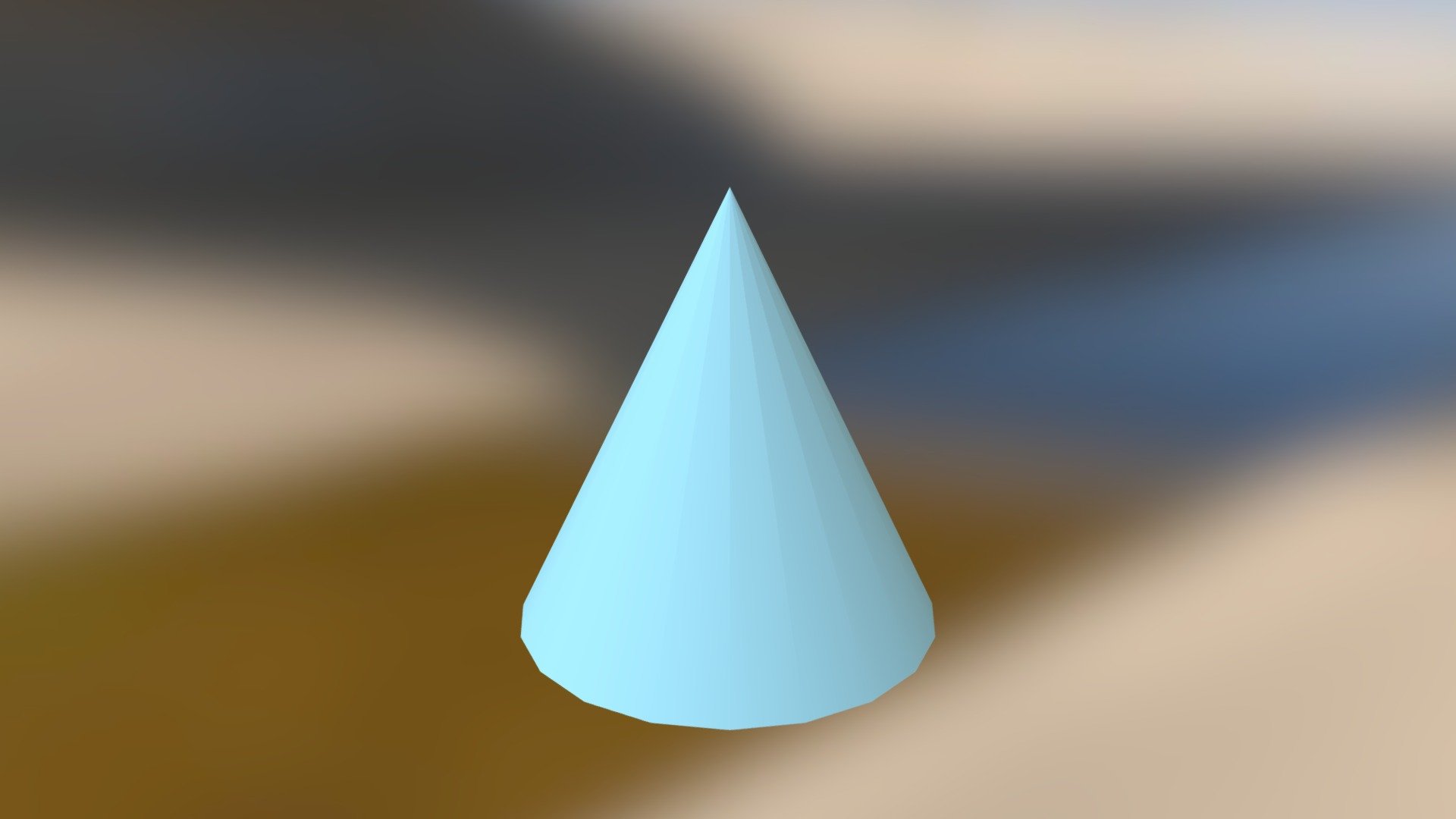 Cone Primitive Example1 - 3D model by Kenneth J. Pantoja León ...