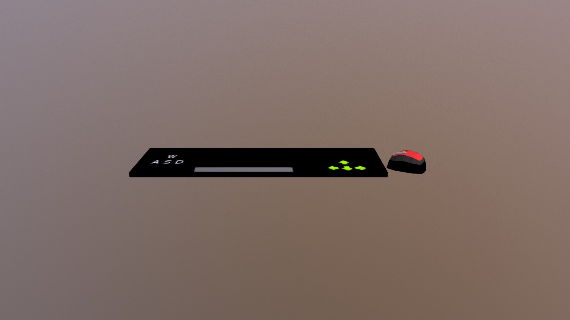 Mouse and keyboard Household Props Challenge - Download Free 3D model ...
