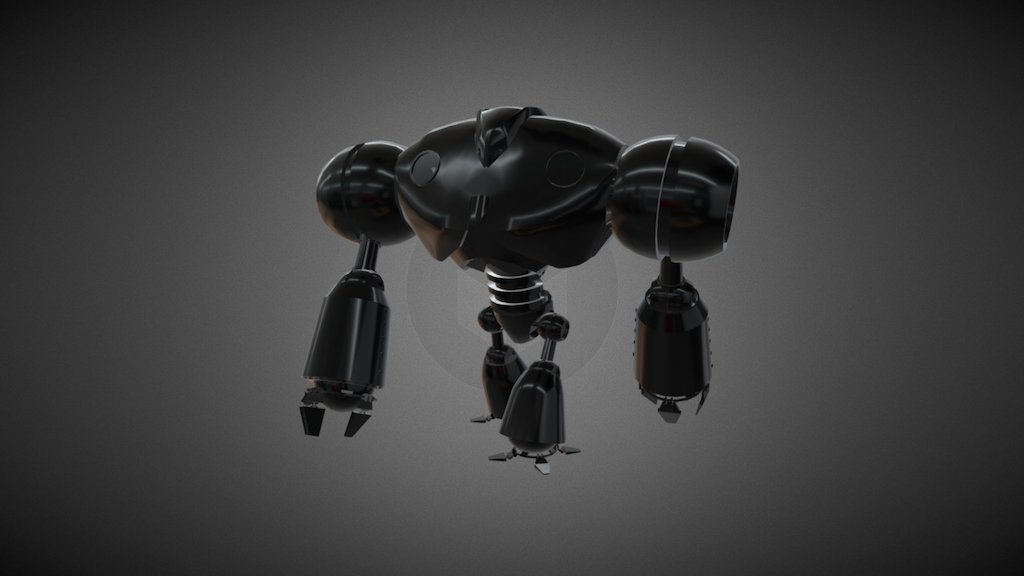 Robot Walk Animation - 3D model by Jonathan Franklin (@jonathan.t ...