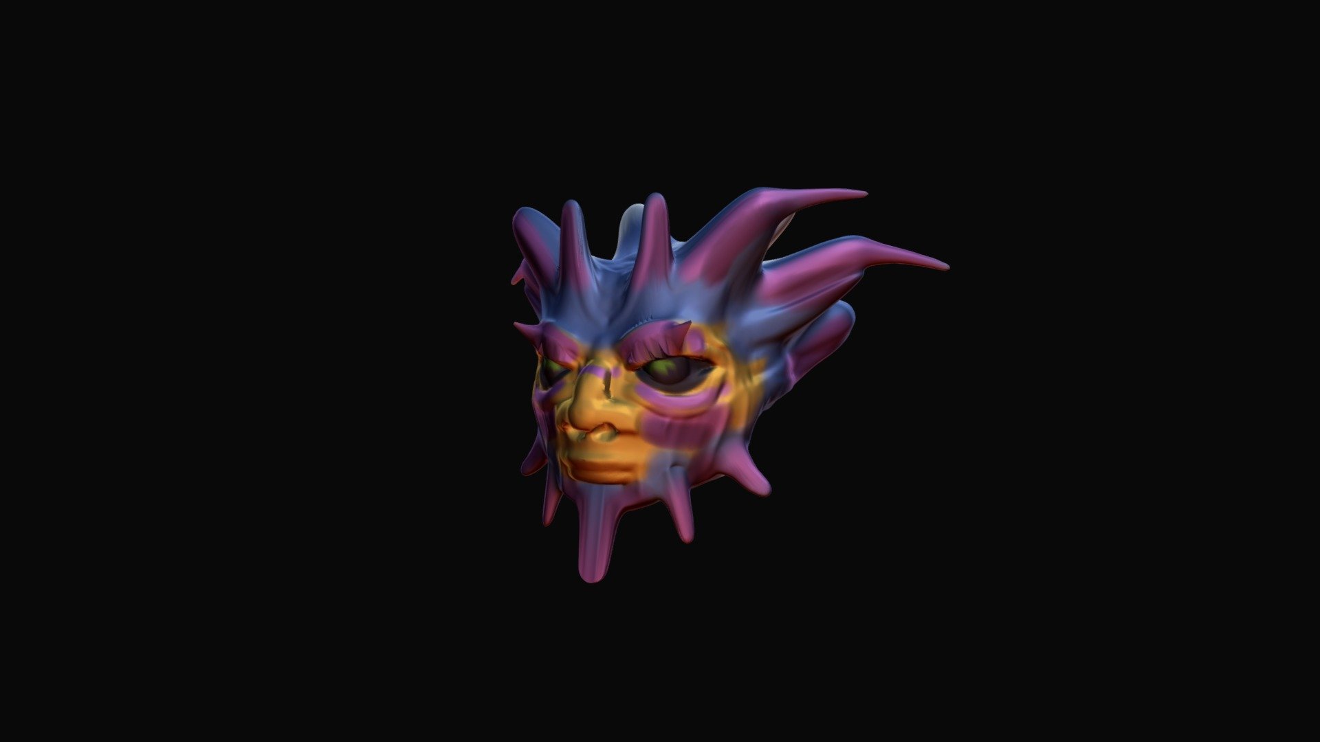 Shaman Mask doodle - Download Free 3D model by Chaitanya Krishnan ...