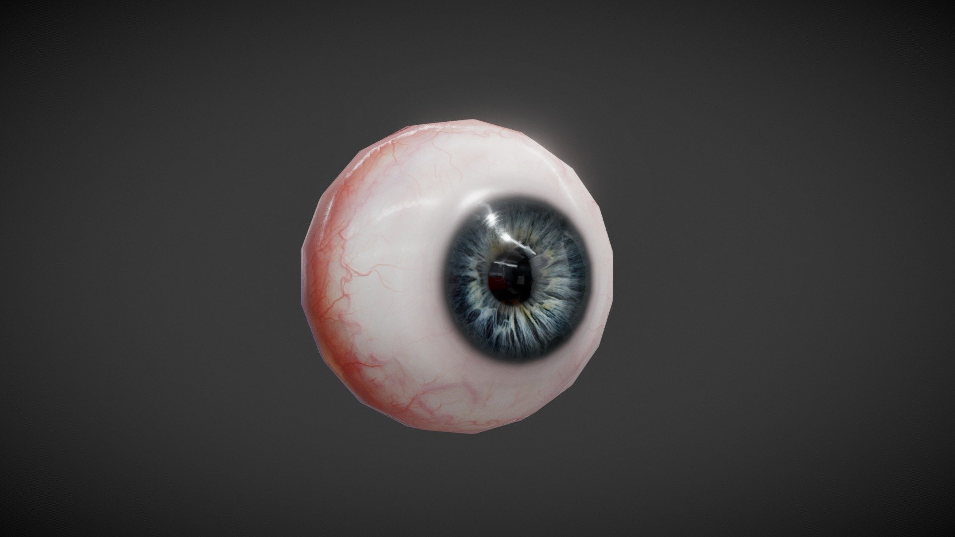 Realistic Human Eye (Low Poly) (2019) - 3D model by Jim Morren ...
