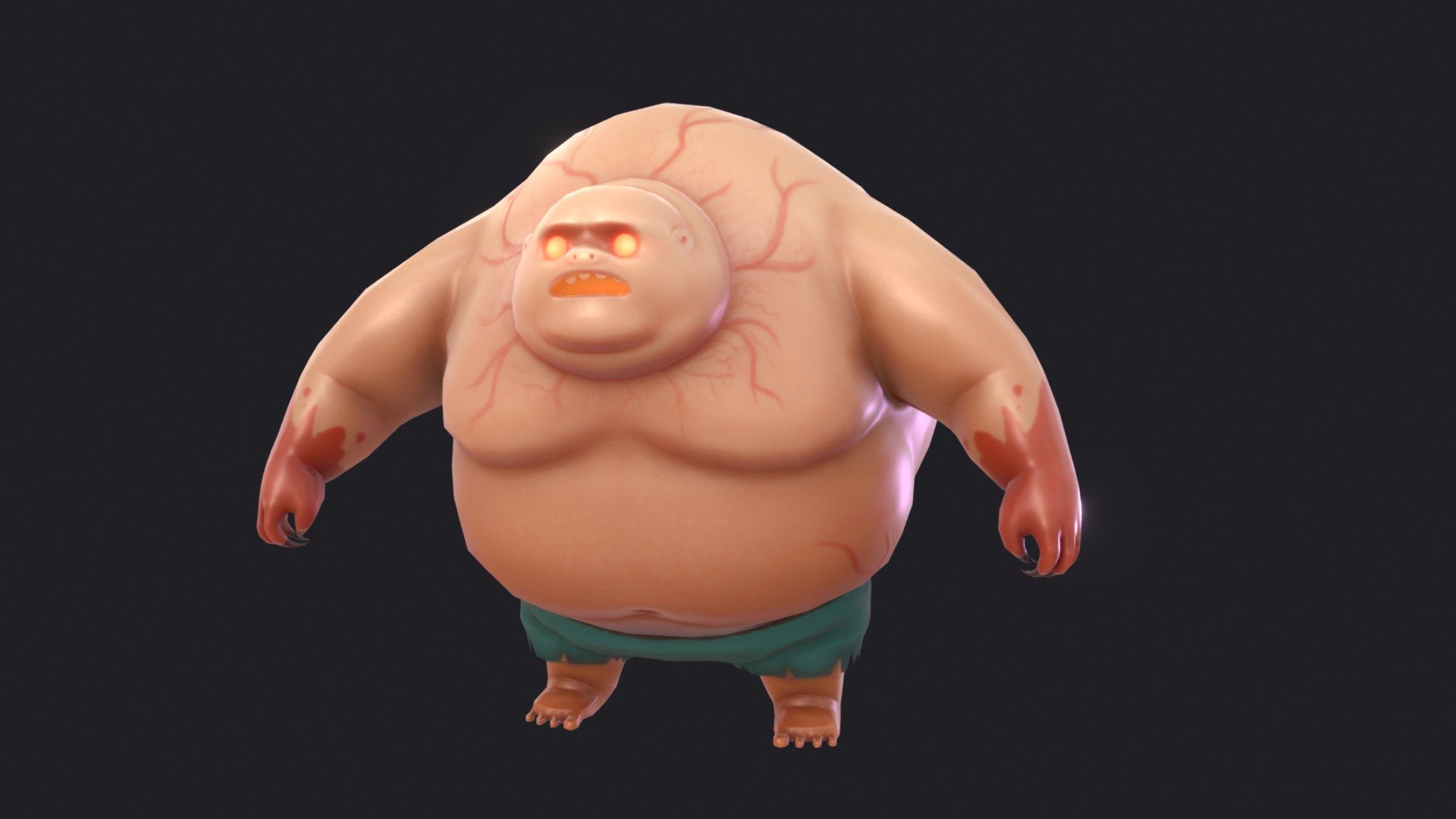 Fat Zom - 3D model by Mad (@prakasit) [d2b5e6a] - Sketchfab