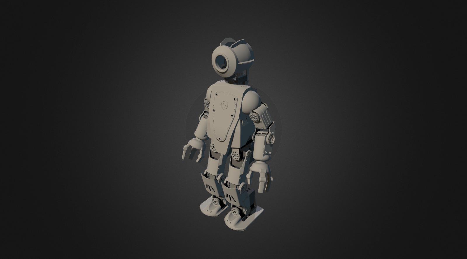 HR-OS5 Humanoid Research Robot - Orion v2 - Download Free 3D model by ...