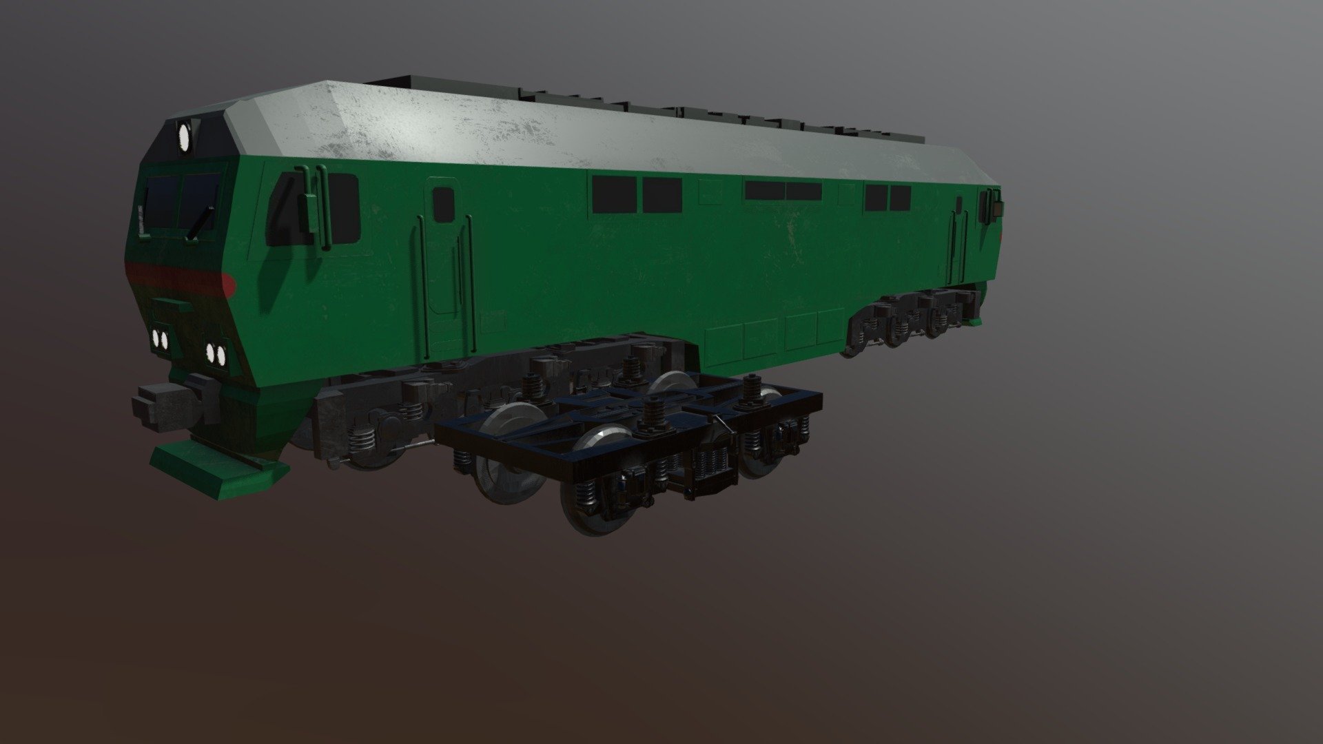 Diesel locomotive + wheel pair - Download Free 3D model by Mentalist ...