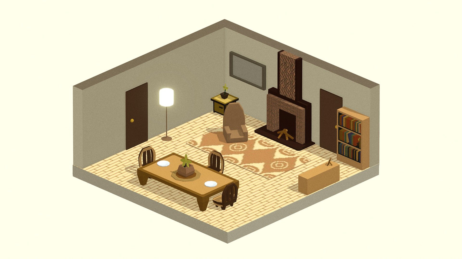 UNDERTALE: Home - 3D model by odilia [d2b9782] - Sketchfab