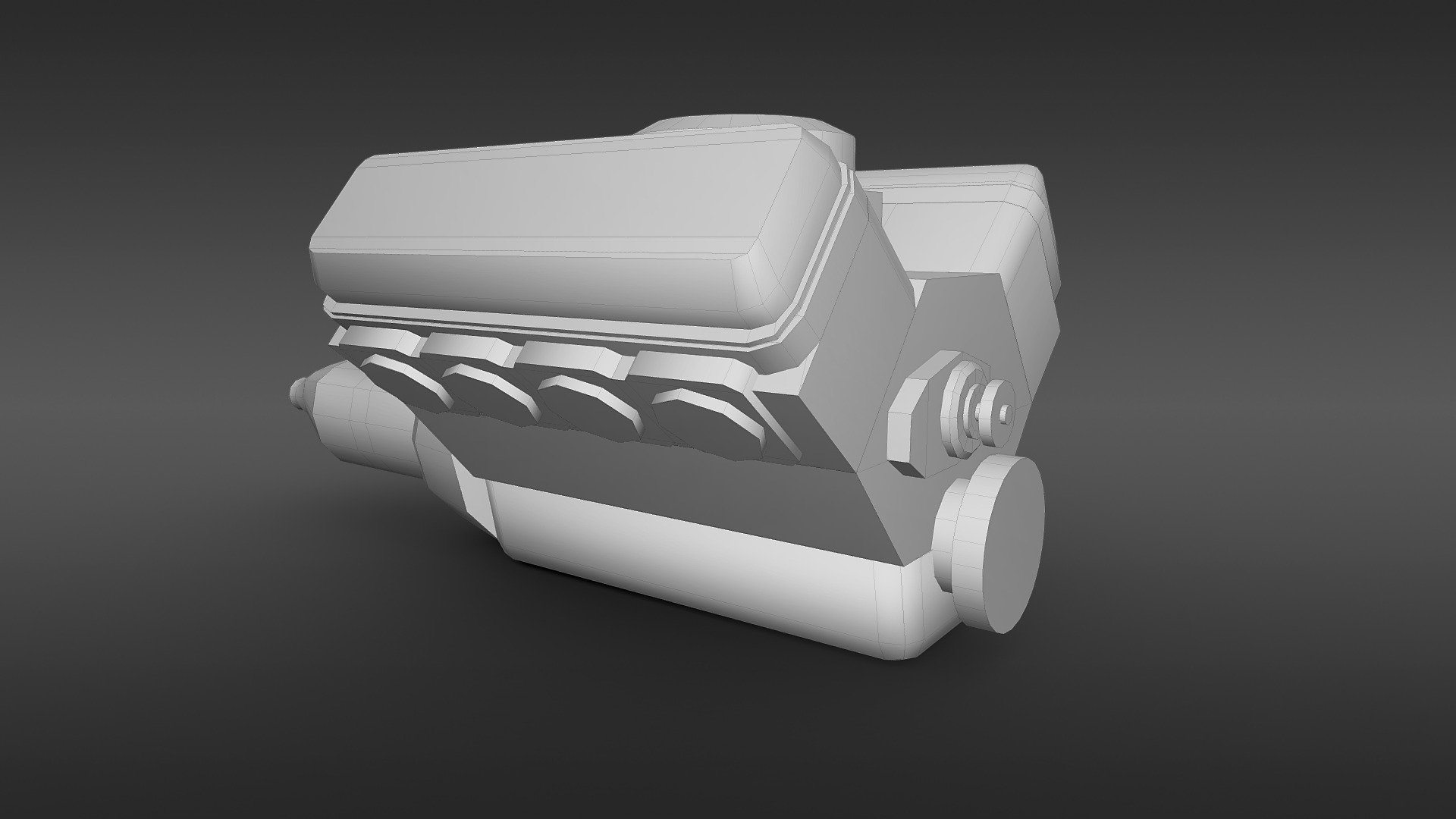 V8 Engine Base Mesh - Download Free 3D model by vinrax [d2b9dab ...