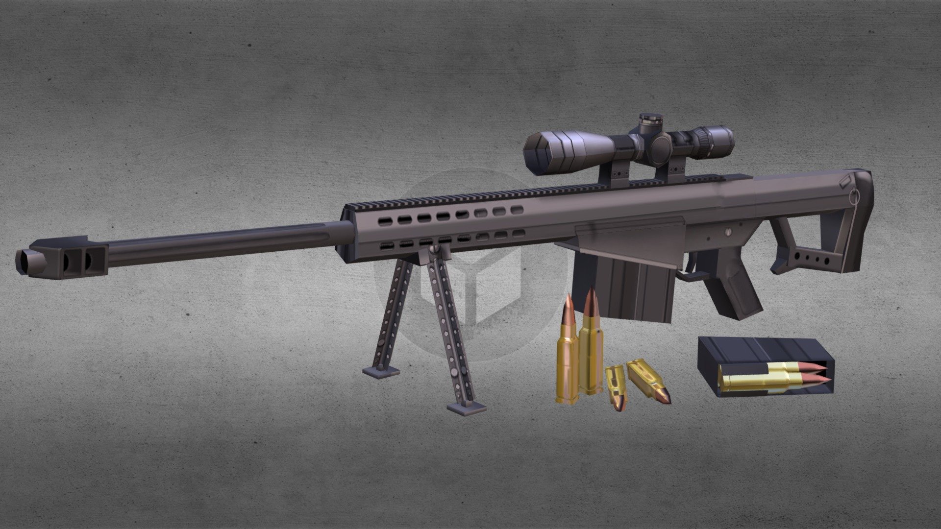 M107 low poly - 3D model by Mailny Sama (@miku55120) [d2bc318] - Sketchfab