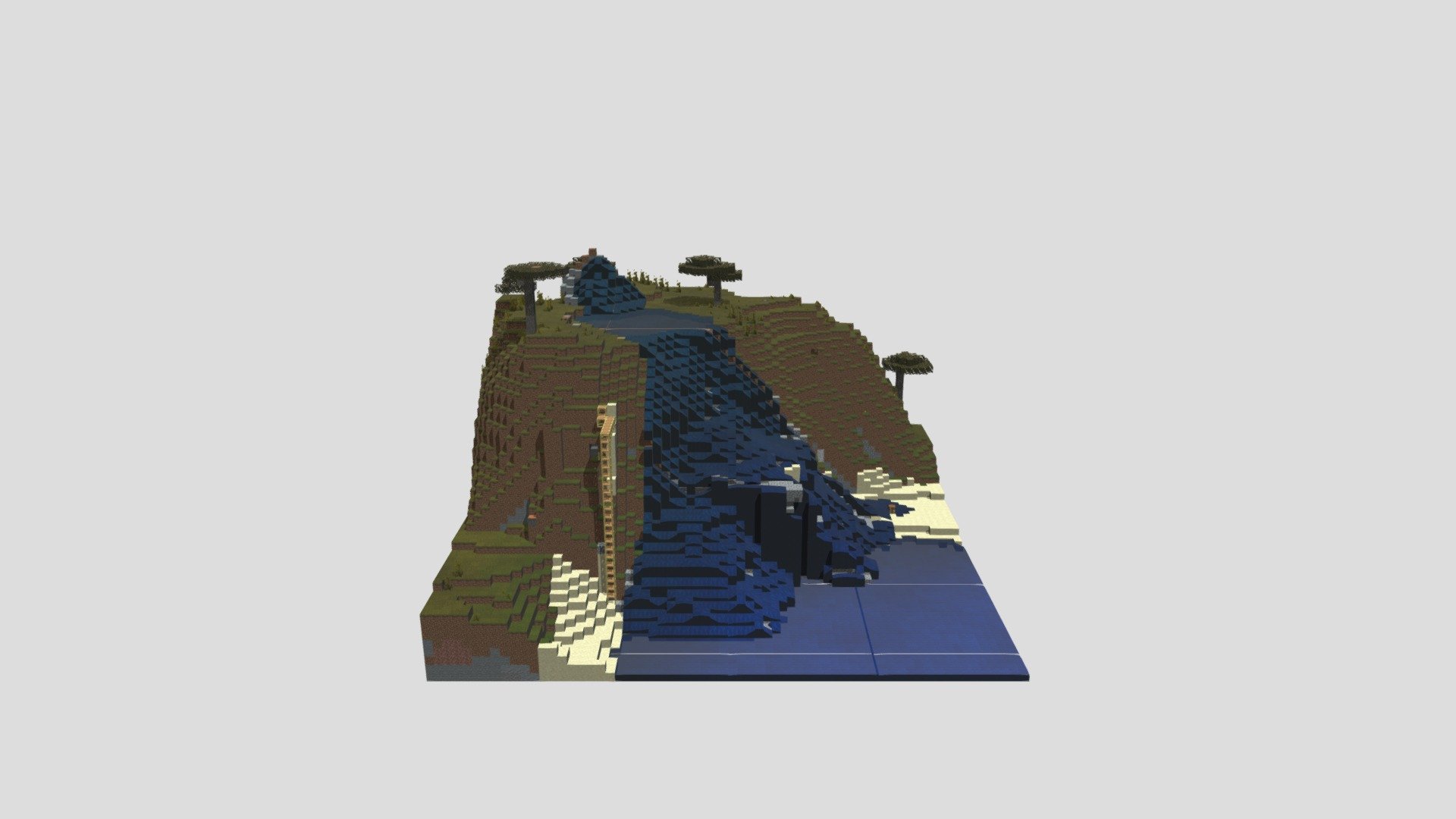Waterfall B CCC6SS - Download Free 3D model by tv44322 [d2bc386 ...
