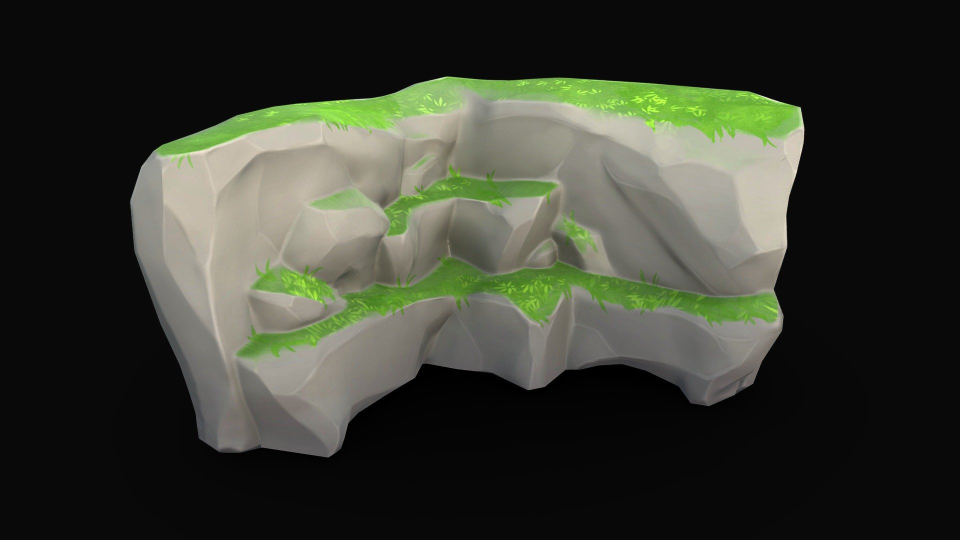 Stylized Rock Structure - Download Free 3D model by adrigowon ...