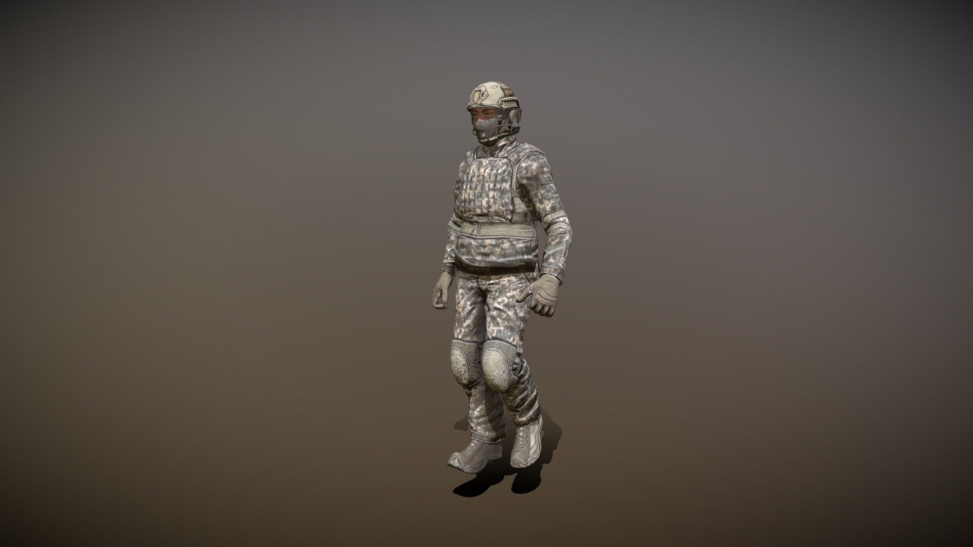 Tactical Guy - Animated - Download Free 3D model by tonyflanagan ...
