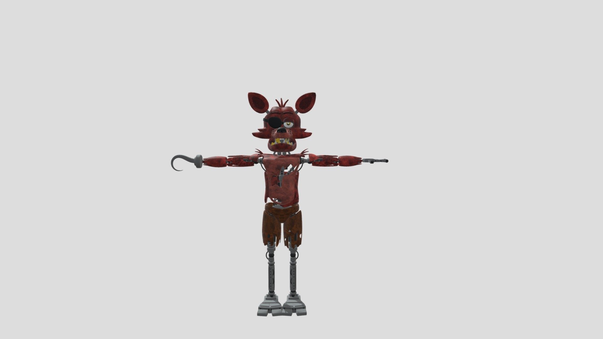 Foxy The Pirate Fox - Download Free 3D model by dwall8611 [d2bf22e ...