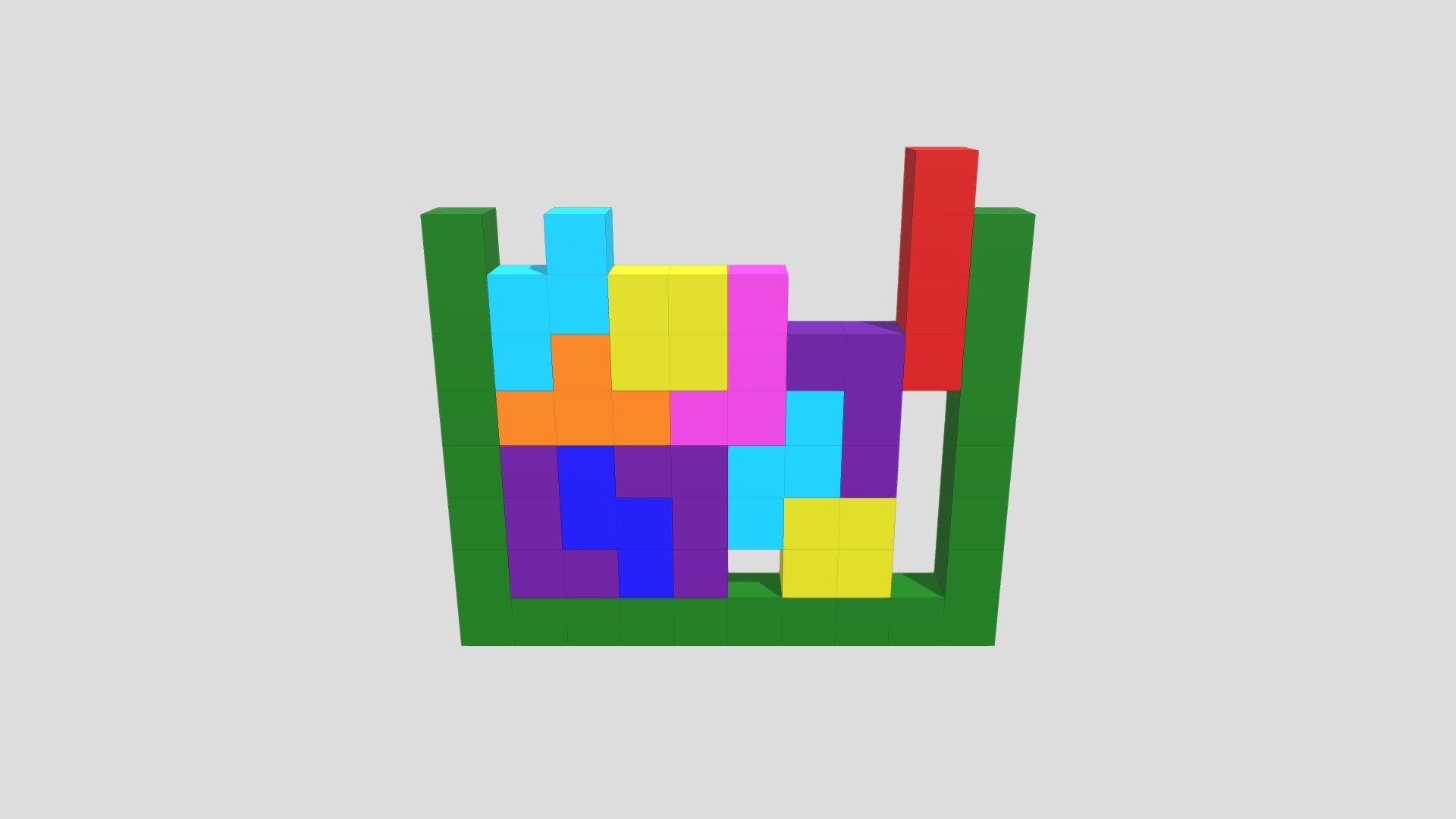 Tetris - 3D model by tmoore30 [d2bf333] - Sketchfab