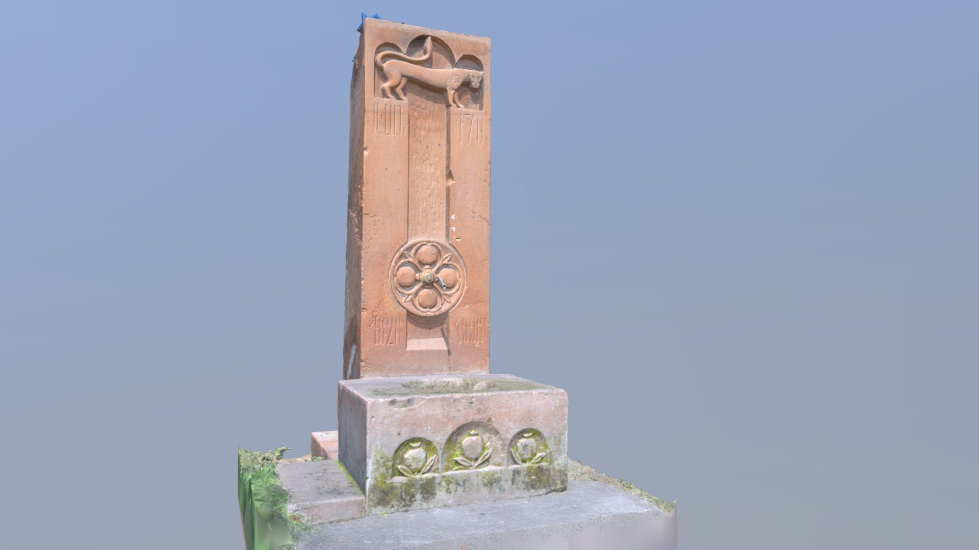 Armenian Pulpulak - drinking fountain - 3D model by scan3d.pro (@cga_ai ...