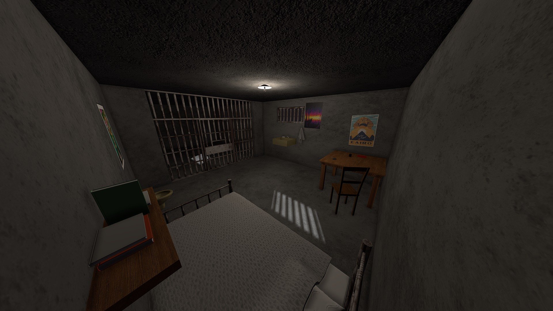 Prison Cell - 3D model by Abdulrahman (@abd-elrhman) [d2c2940] - Sketchfab