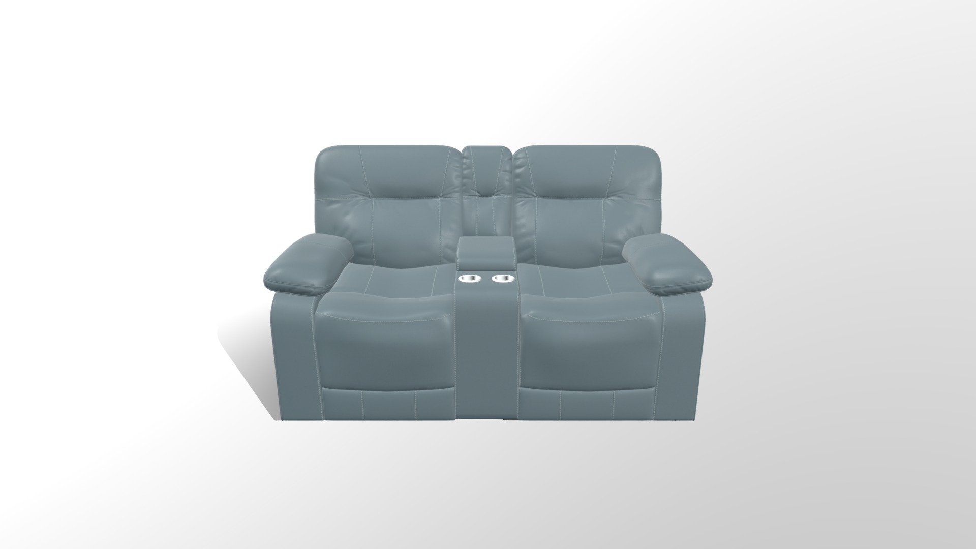 Love Seat Recliner - 3D model by Nicole Rozas (@nekosauria) [d2c3996 ...