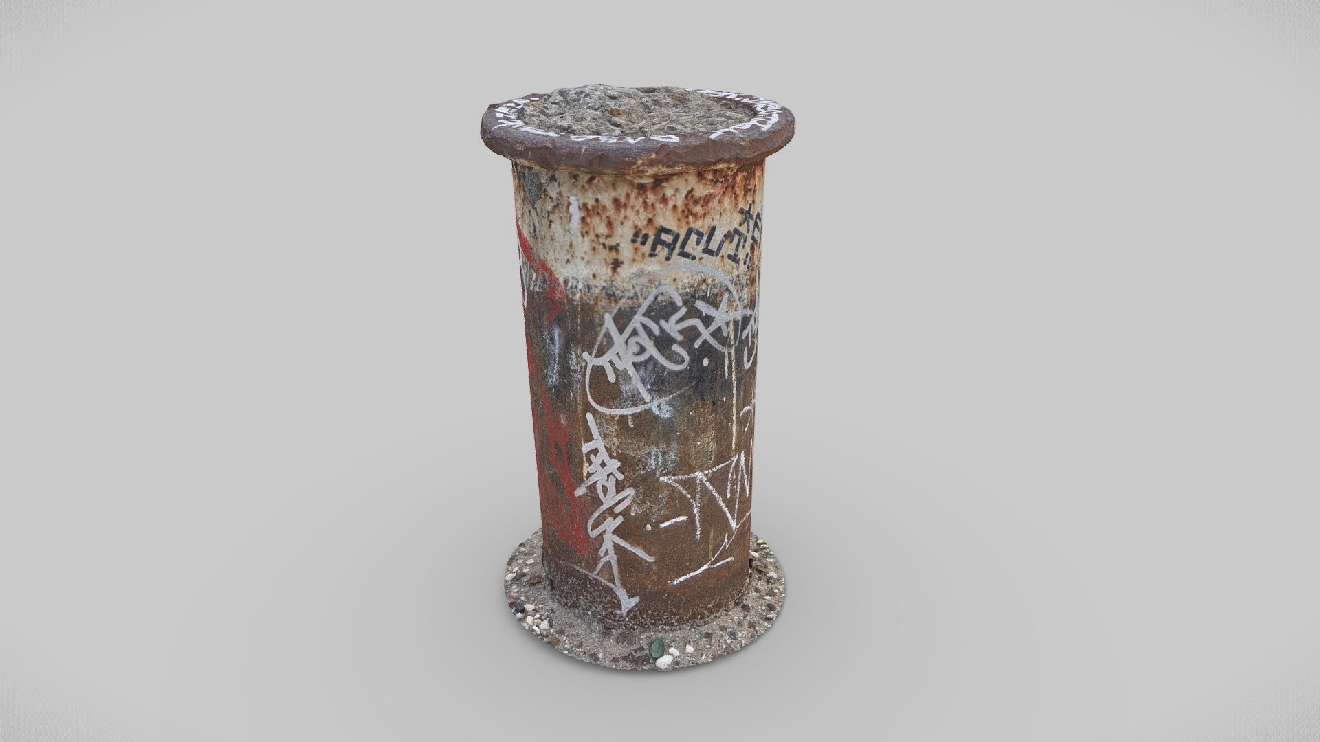 Rusty Moor Bollard - Buy Royalty Free 3D model by robertusPL [d2c3cfa ...