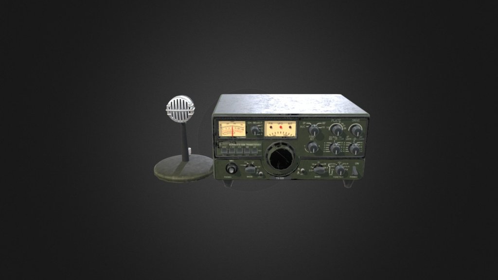 Ham Radio - 3D model by verdentgrey [d2c4f4d] - Sketchfab