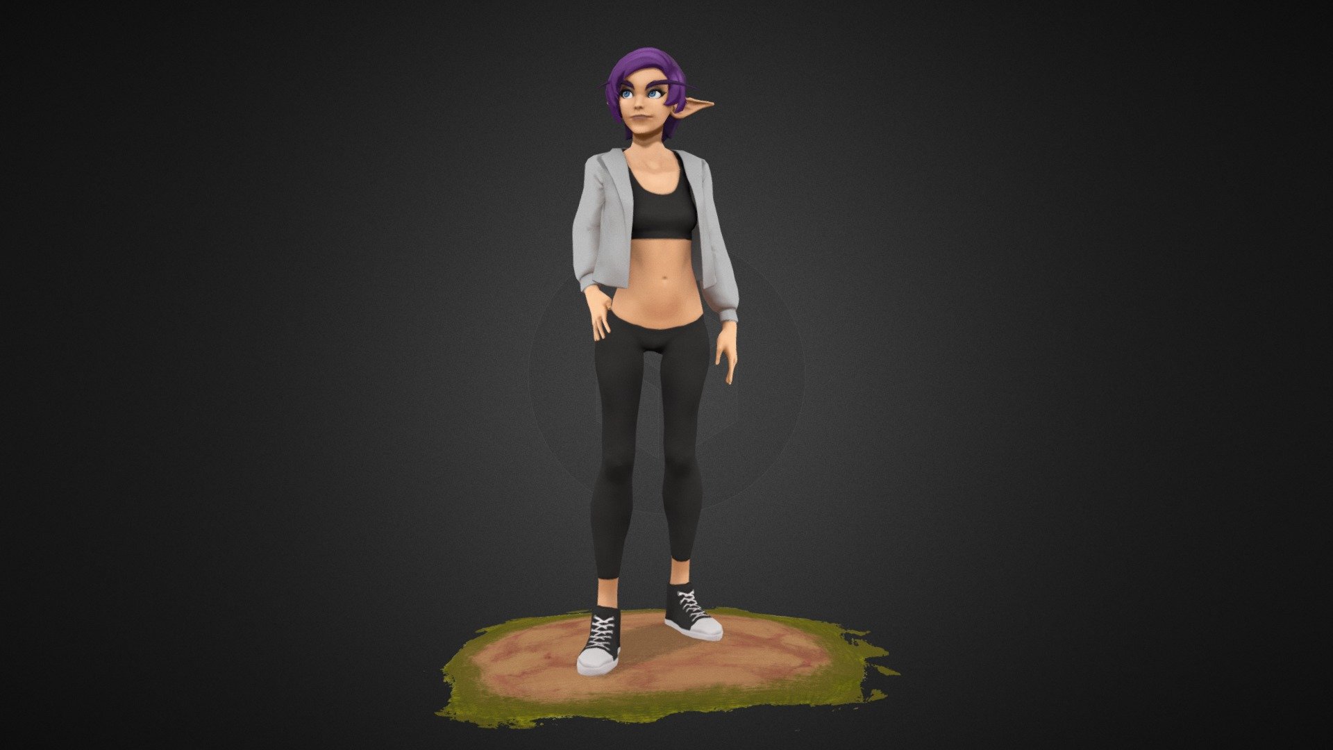 Elf girl - 3D model by Raymzi [d2c585b] - Sketchfab