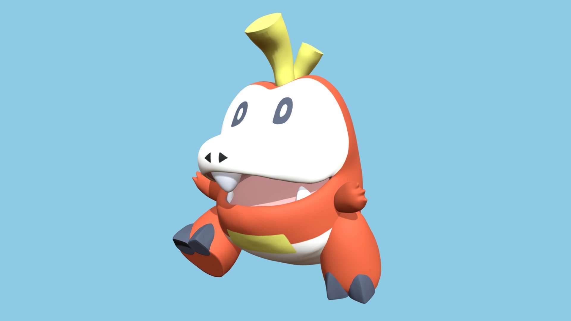 Fuecoco (Pokemon Scarlet y Violet) - Buy Royalty Free 3D model by ...