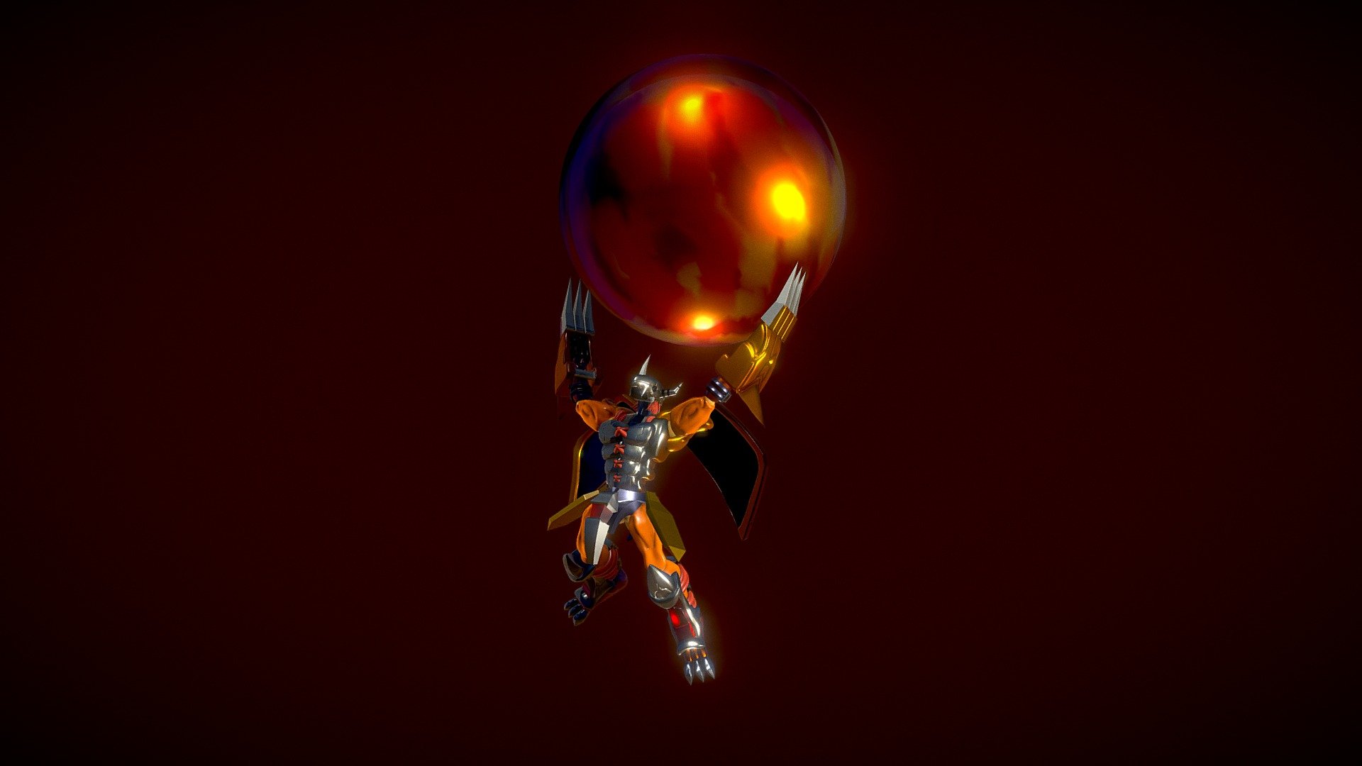 Wargreymon Ultimate Move - Digimon - 3D model by alberto yohanes ...