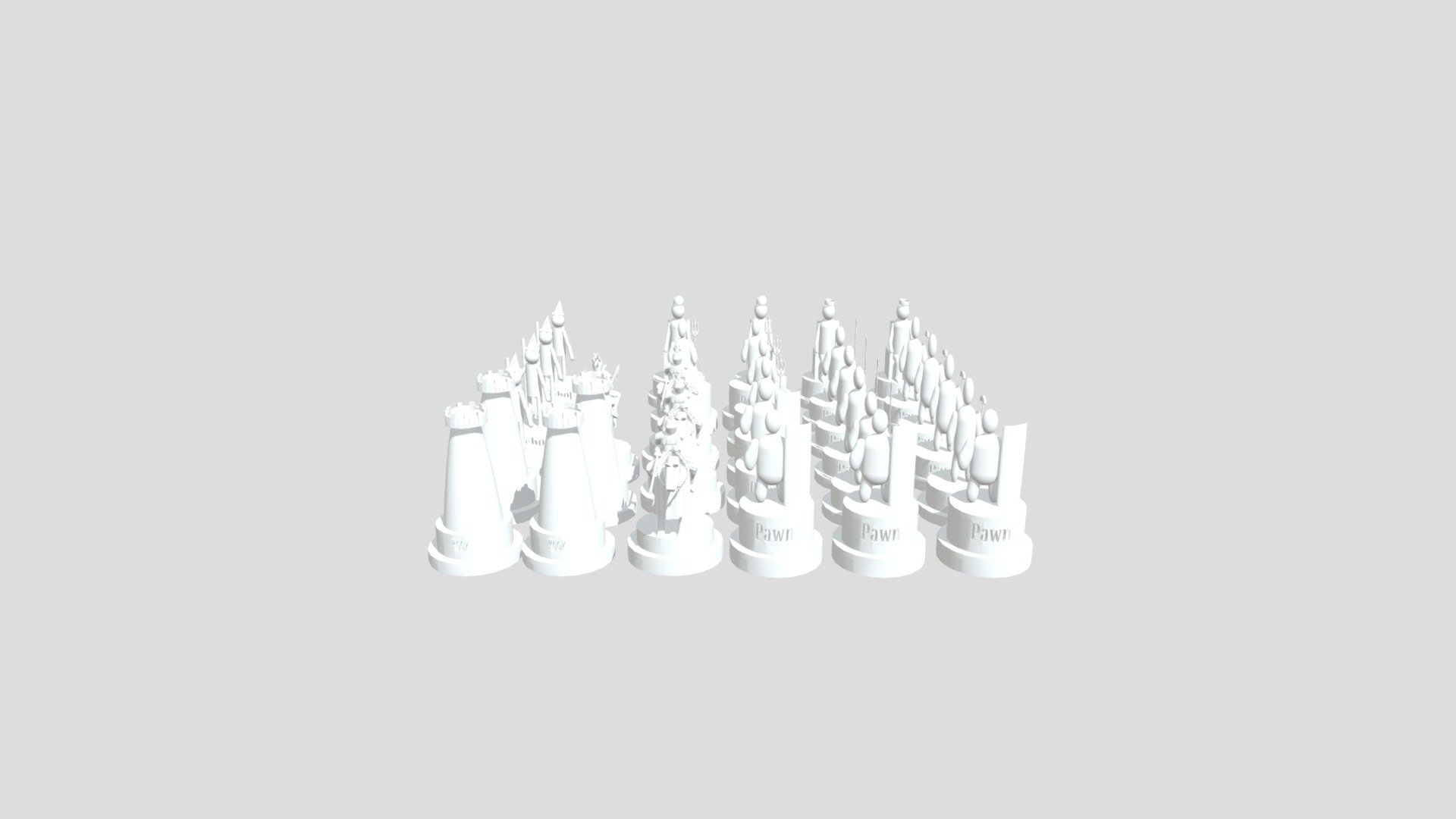 Custom Chess Pieces - Download Free 3D model by coobonin [d2ca31b ...