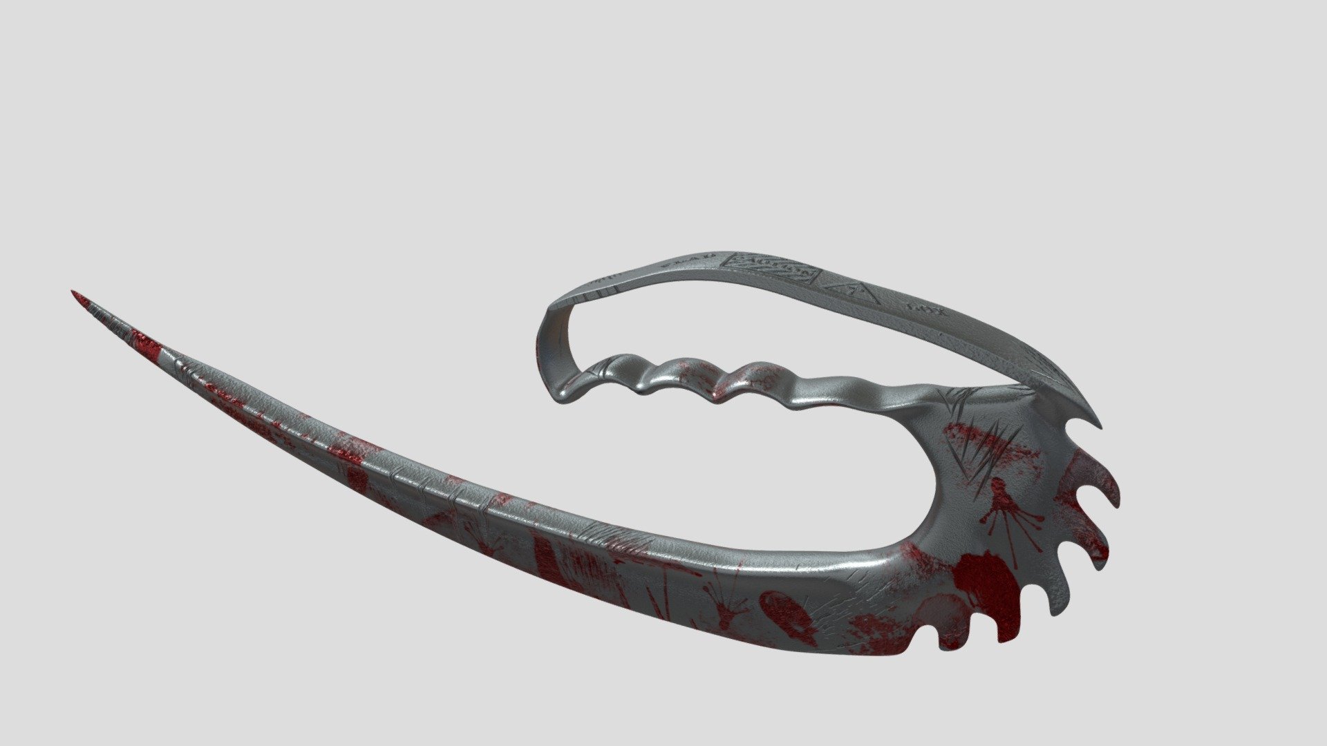 The blade of the post-apocalypse - Download Free 3D model by ...