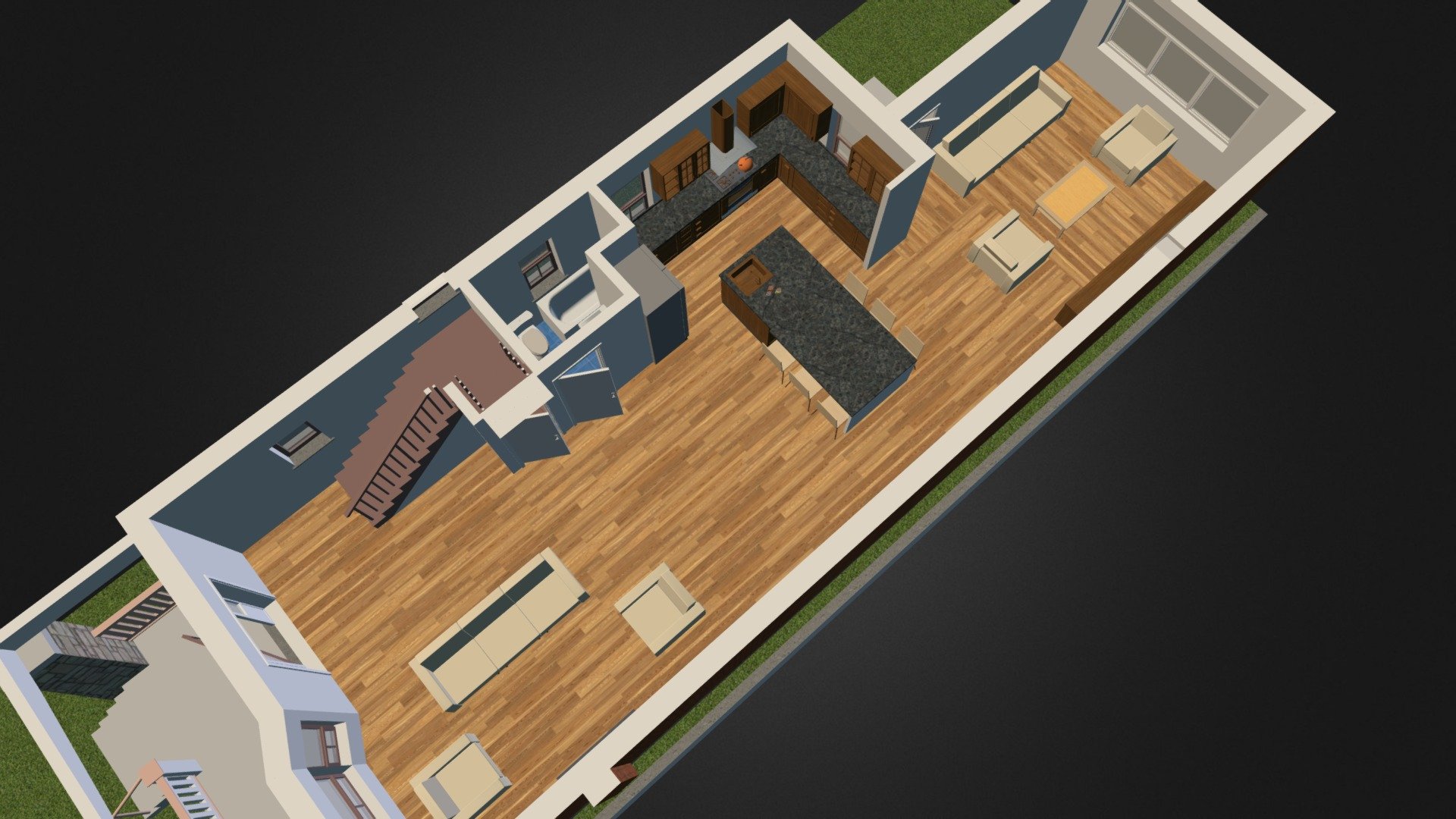 08-17 Ground Floor Opt1 05292015 - 3D model by Cadaxx Design (@cadaxx ...