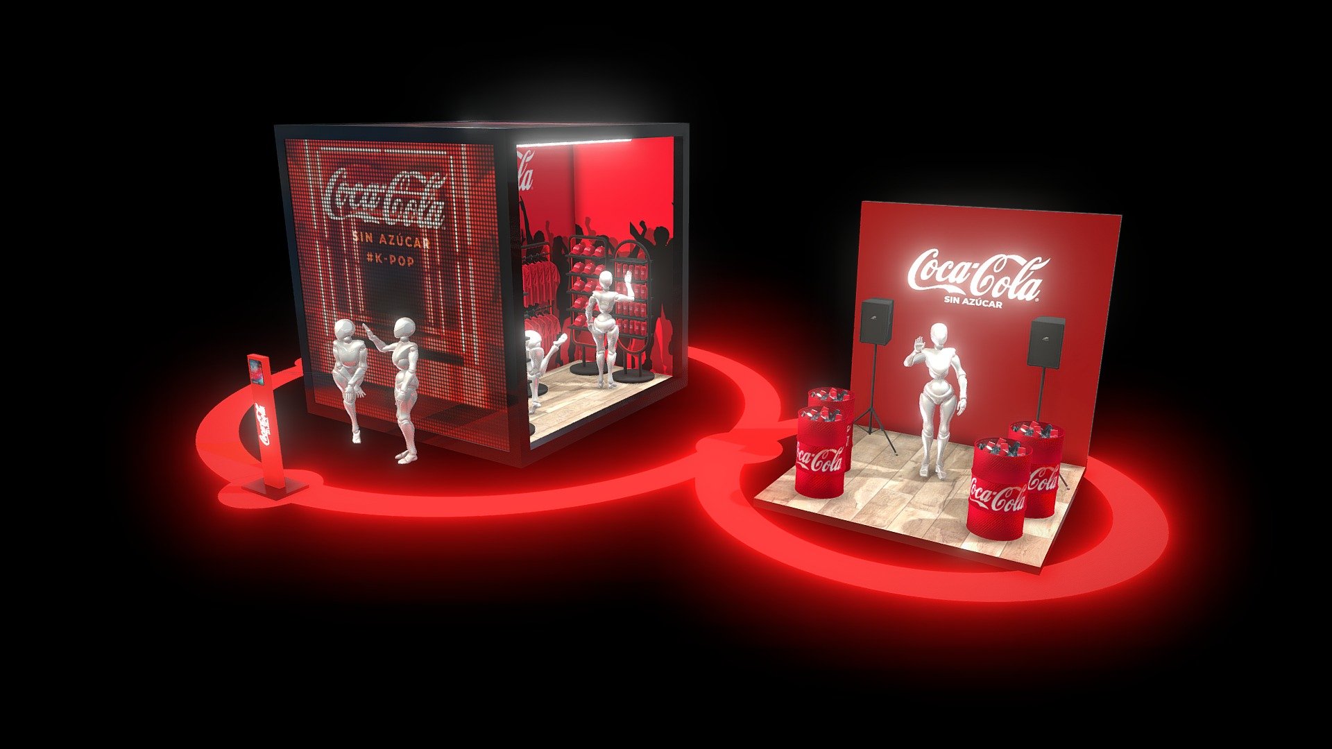 Cubo Coca-Cola - 3D model by Zich [d2cdce0] - Sketchfab