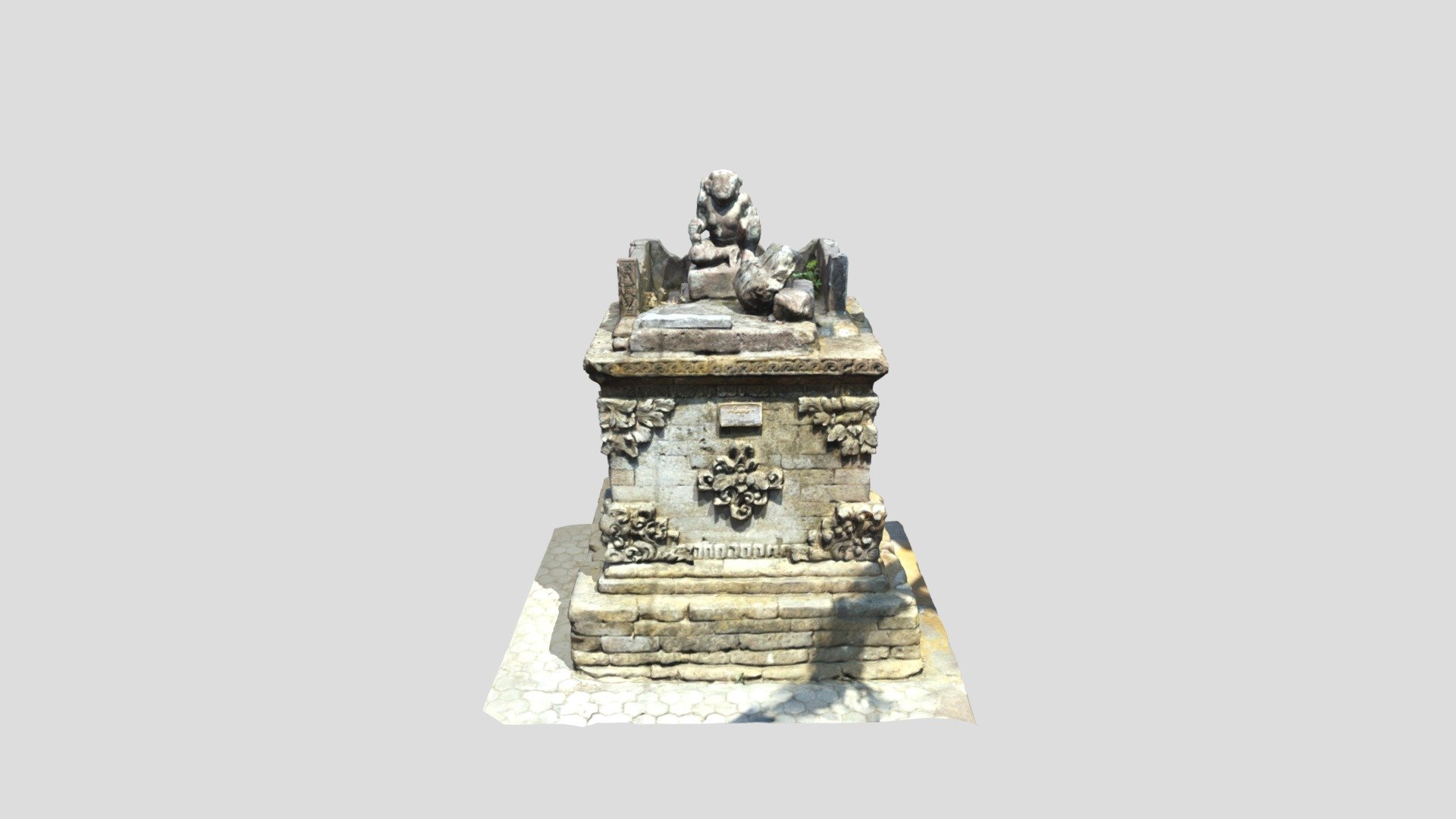 Pelinggih Apit Lawang B - 3D model by gedeyogi [d2d2007] - Sketchfab