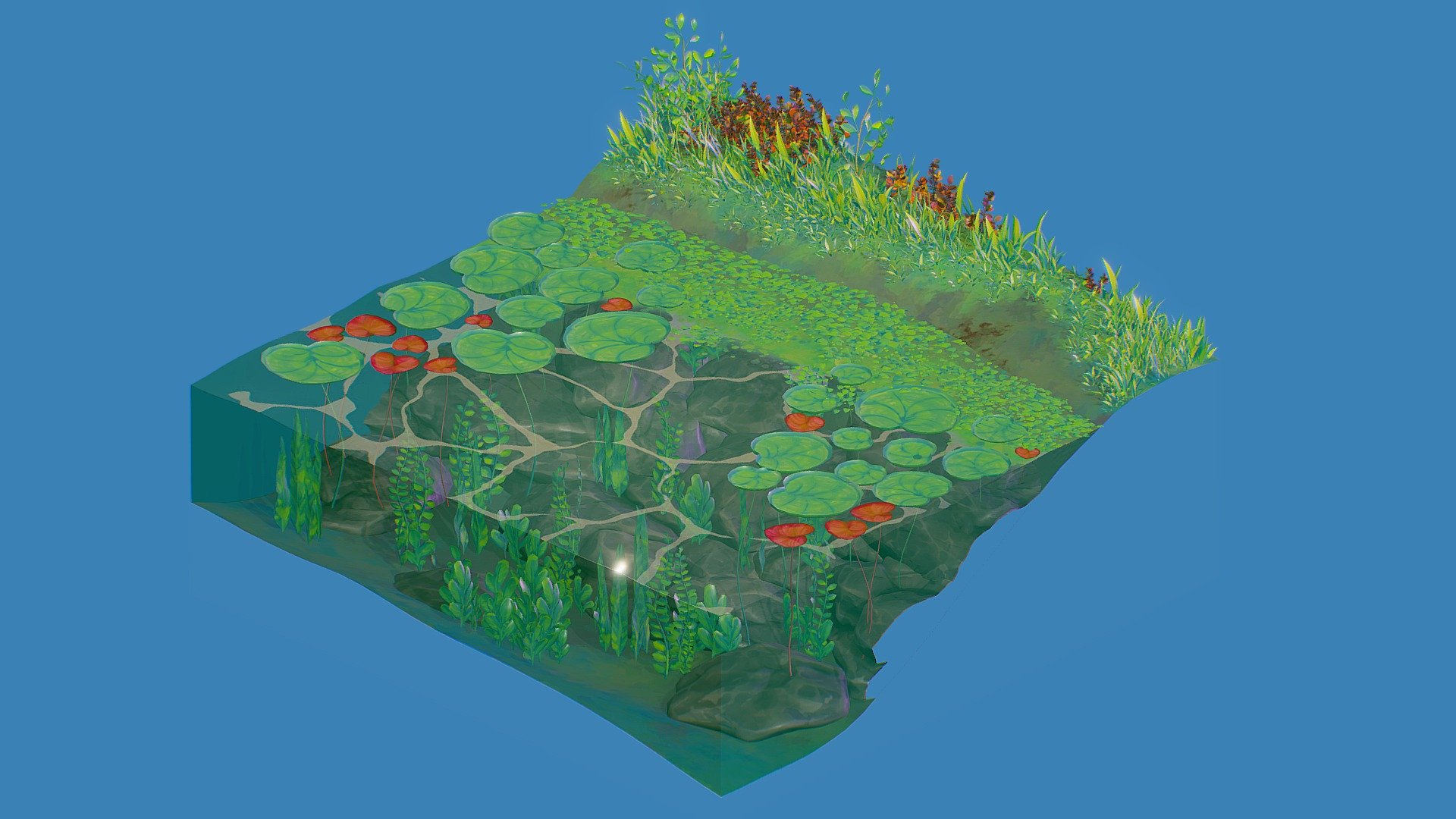 3December2022.3 - Lake - 3D model by VVCephei (@vvc) [d2d3a3a] - Sketchfab